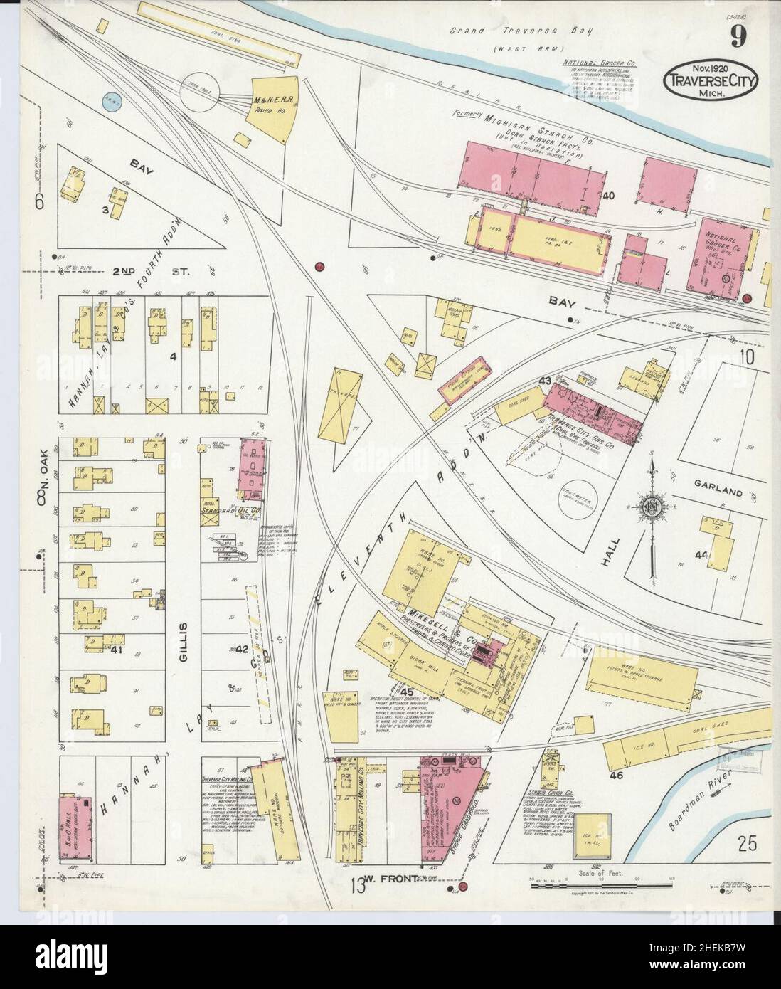 Sanborn Fire Insurance Map from Traverse City, Grand Traverse County ...