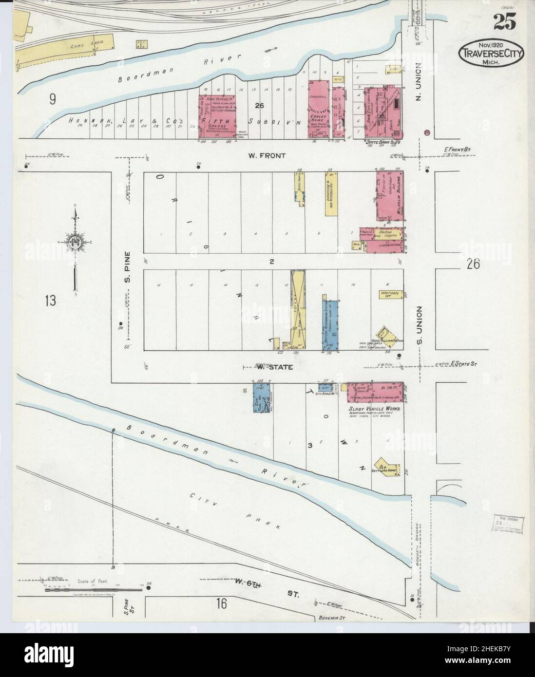 Sanborn Fire Insurance Map from Traverse City, Grand Traverse County ...