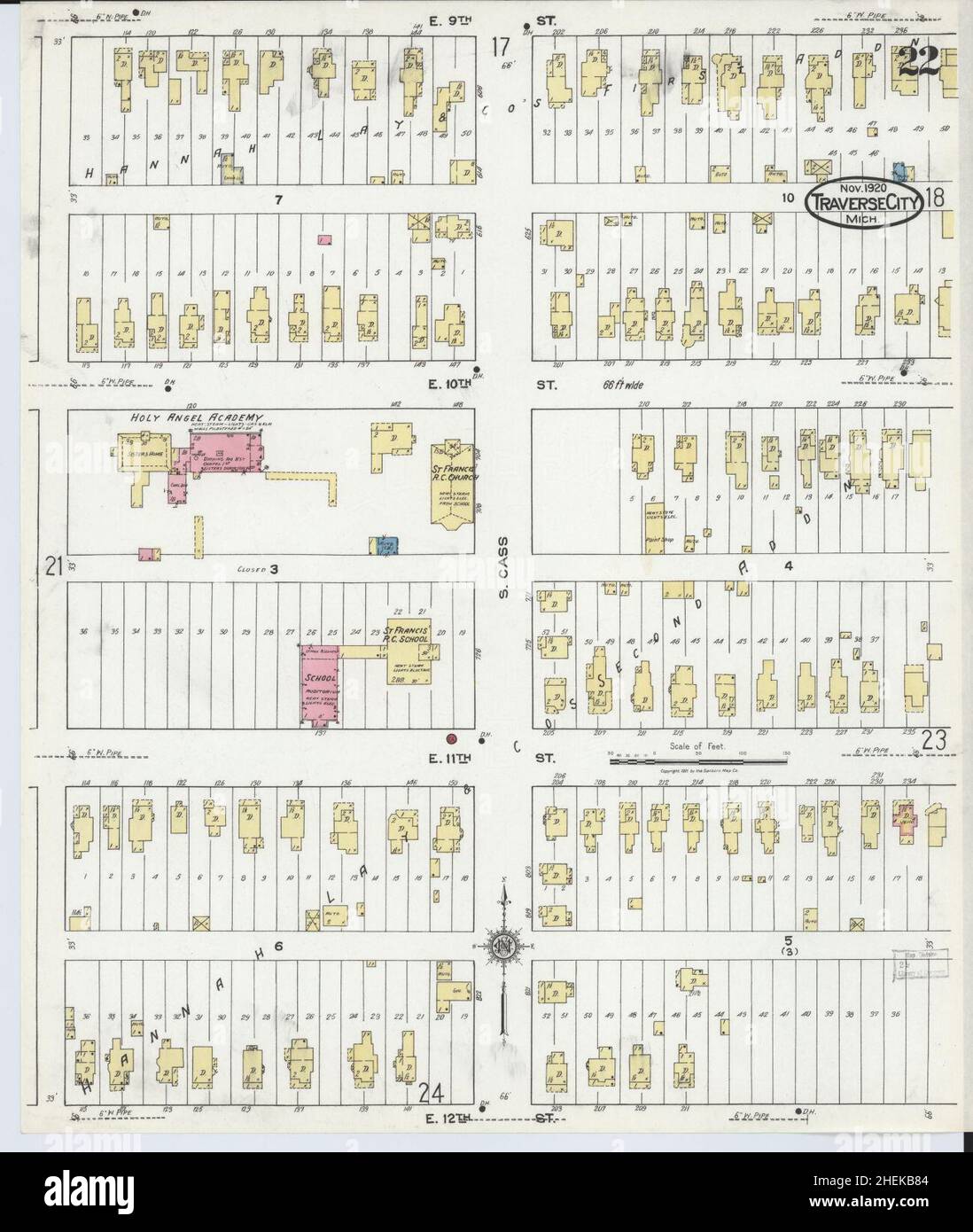 Sanborn Fire Insurance Map from Traverse City, Grand Traverse County ...