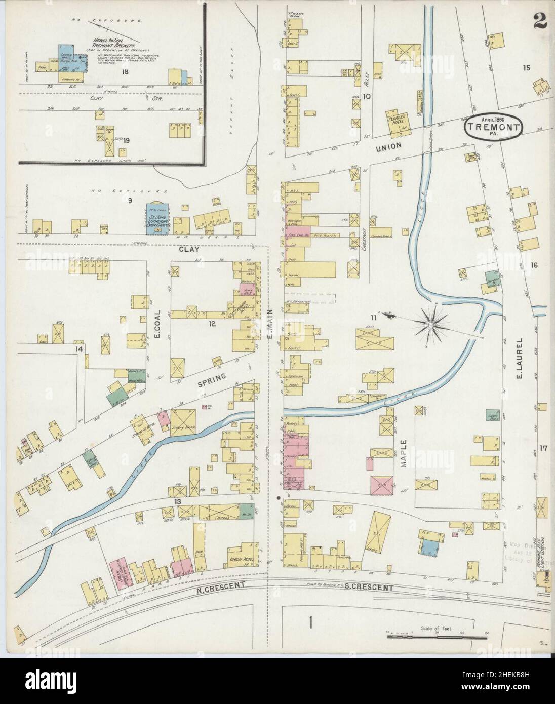 Sanborn Fire Insurance Map from Tremont, Schuylkill County ...