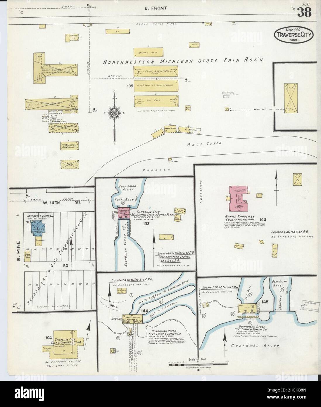 Sanborn Fire Insurance Map from Traverse City, Grand Traverse County ...