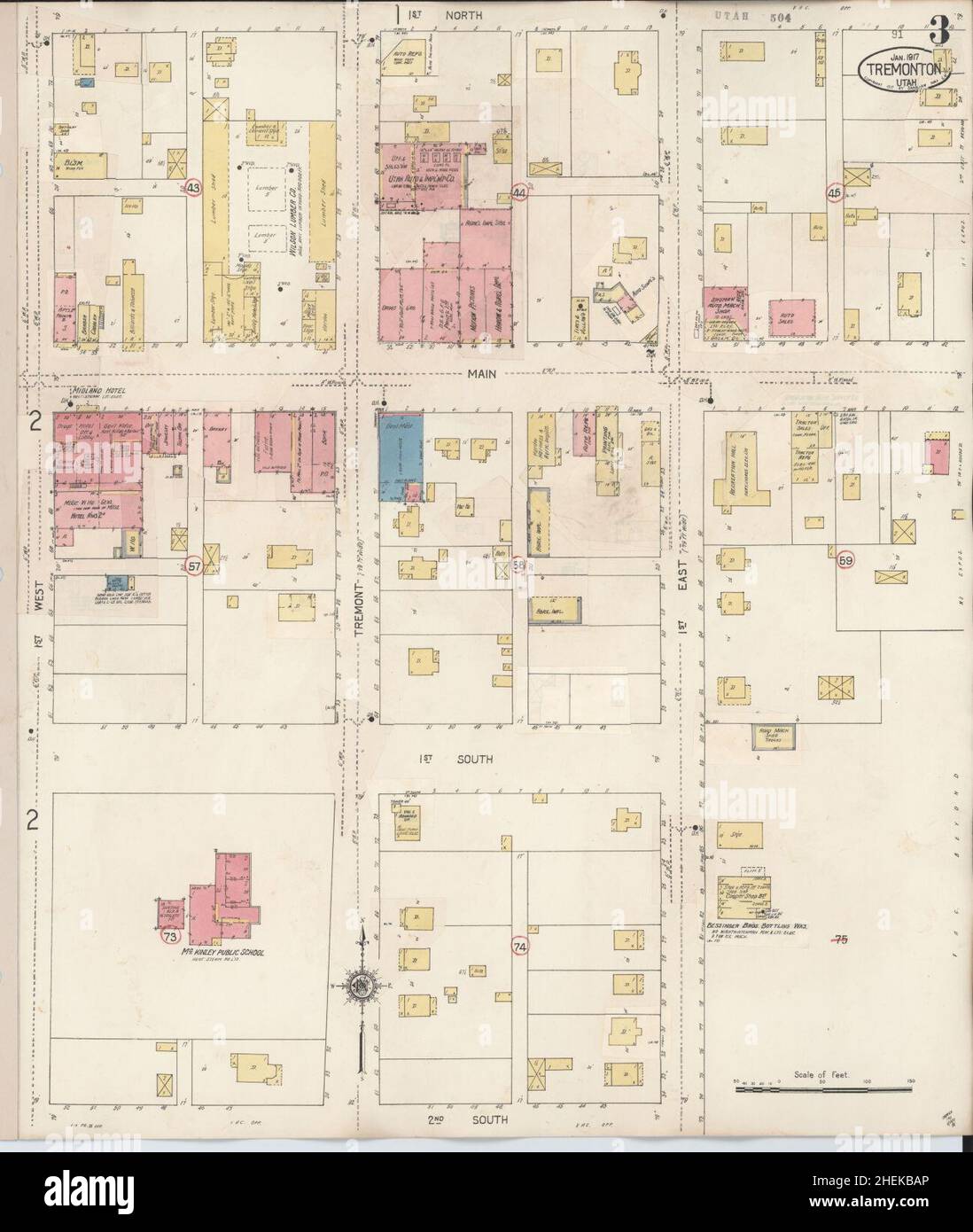 Map of tremonton hi-res stock photography and images - Alamy