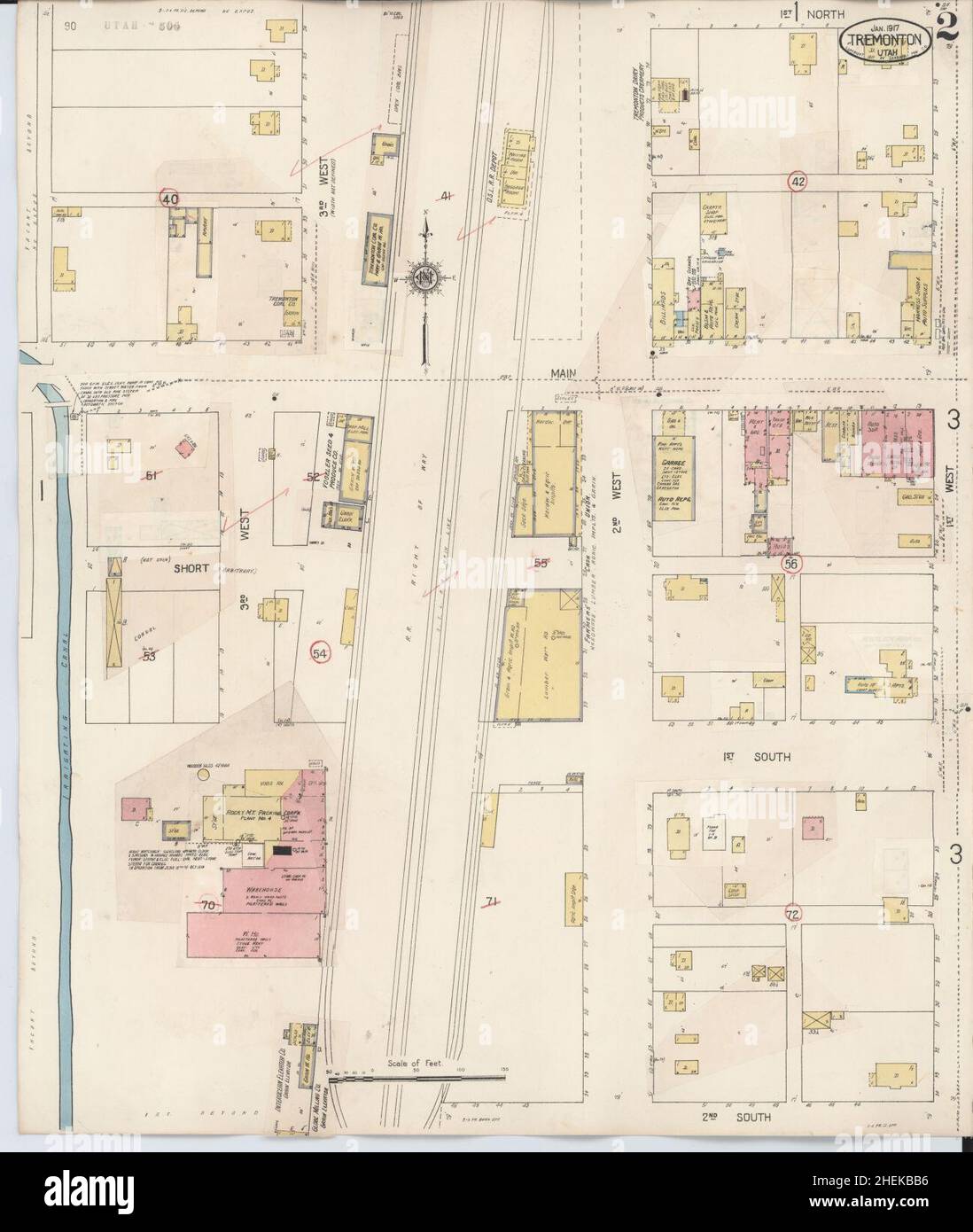 Map of tremonton utah hi-res stock photography and images - Alamy
