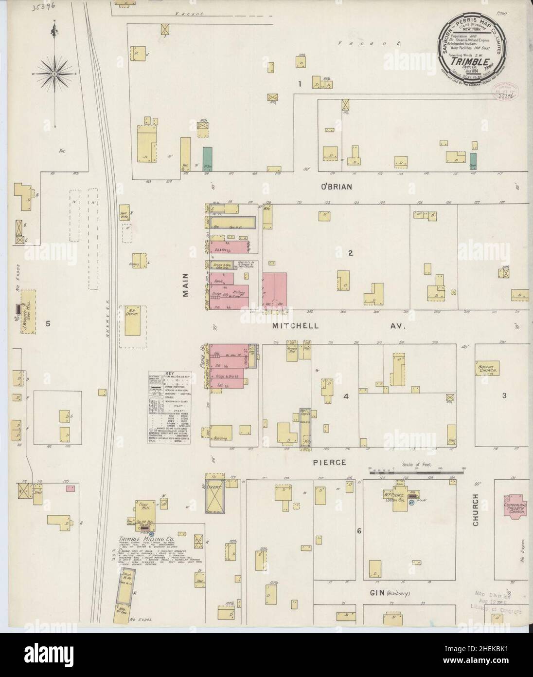 Trimble county map hi-res stock photography and images - Alamy