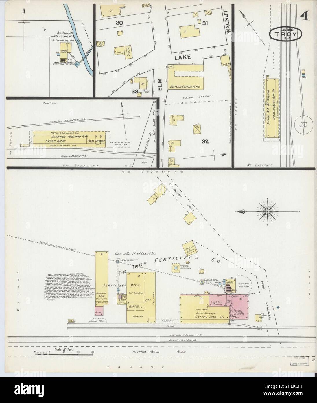 Troy alabama map hi-res stock photography and images - Alamy
