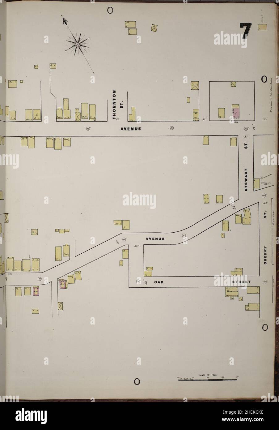 Sanborn Fire Insurance Map from Troy, Rensselaer County, New York Stock ...