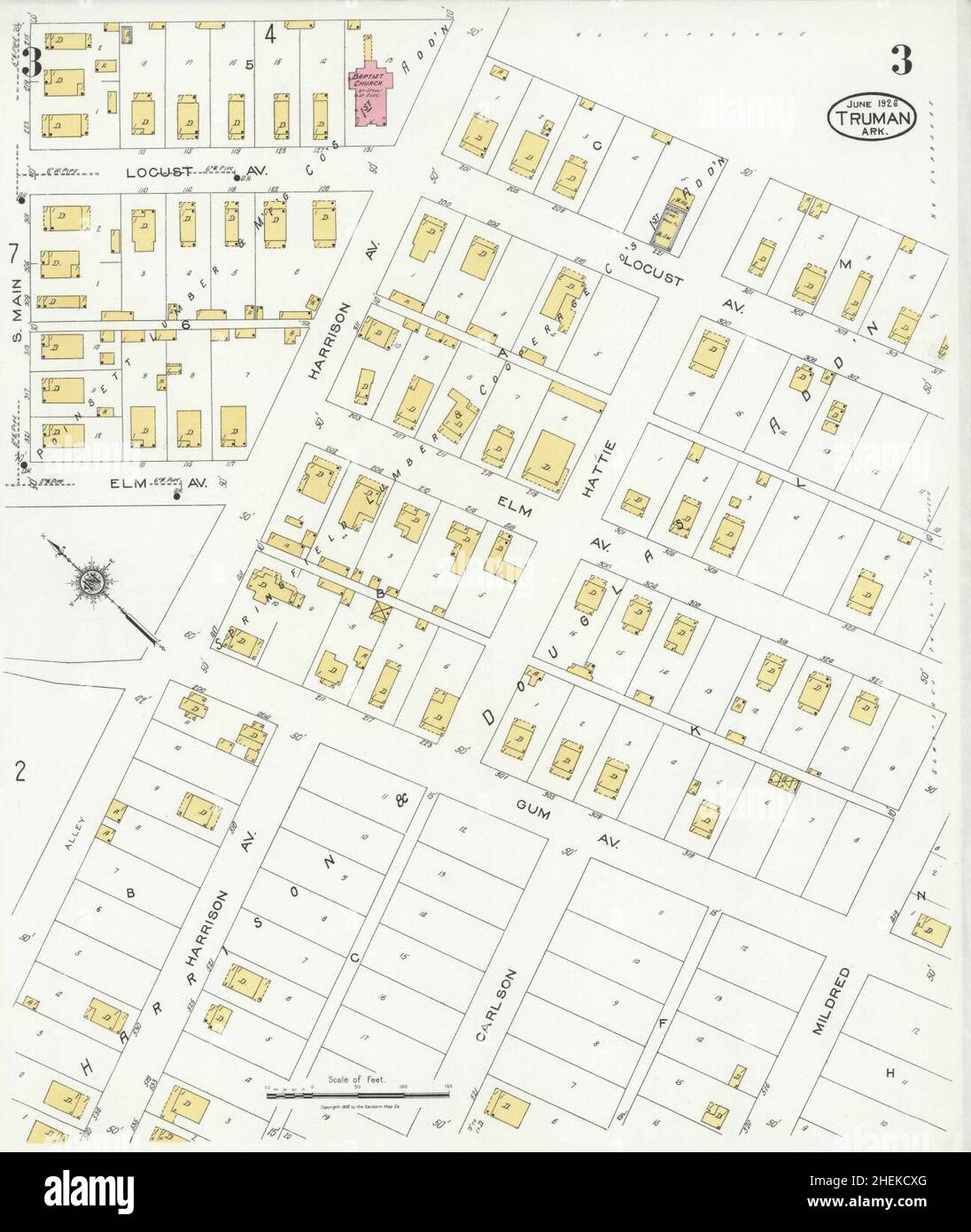 Map of truman hi-res stock photography and images - Alamy