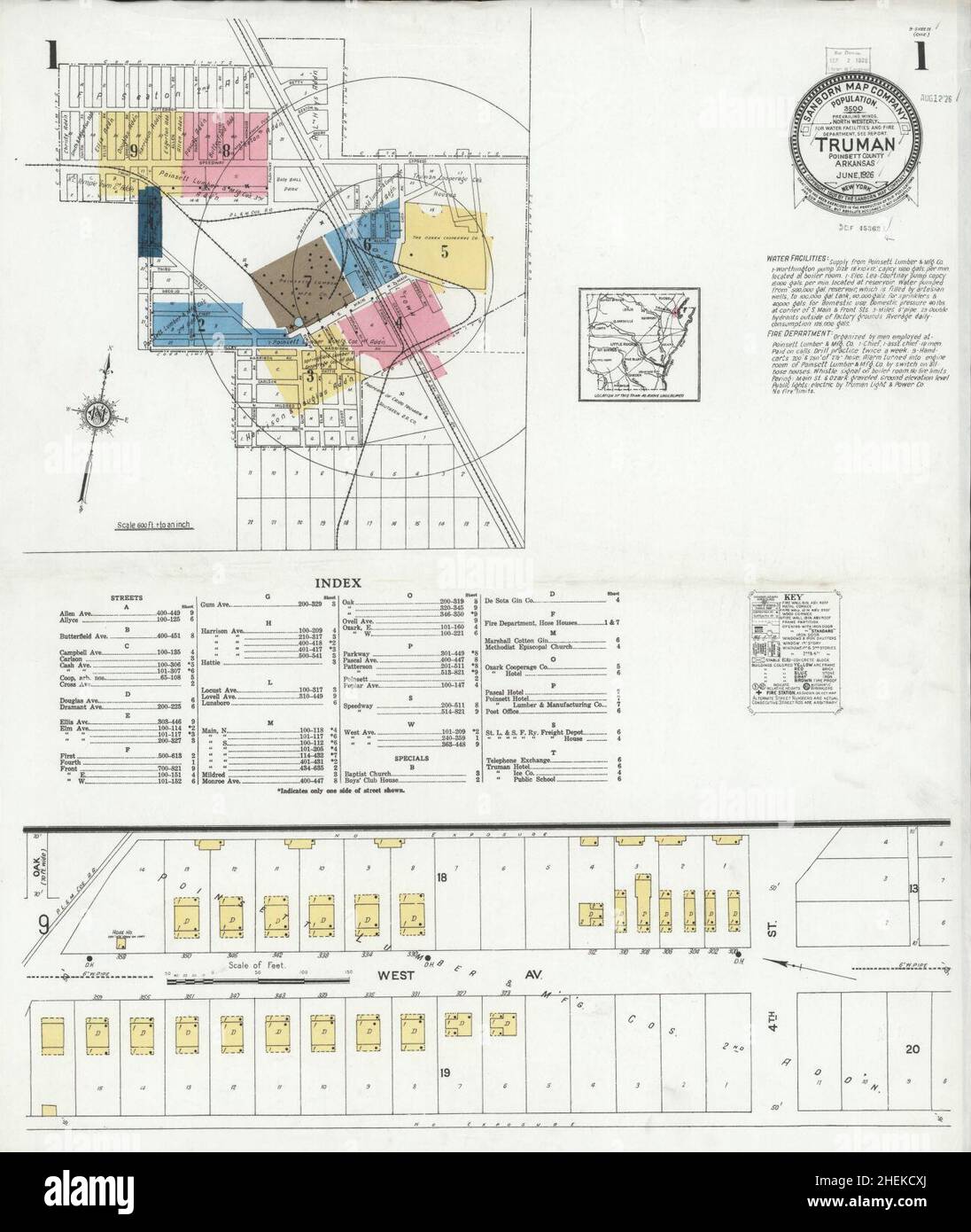 Poinsett county map hi-res stock photography and images - Alamy