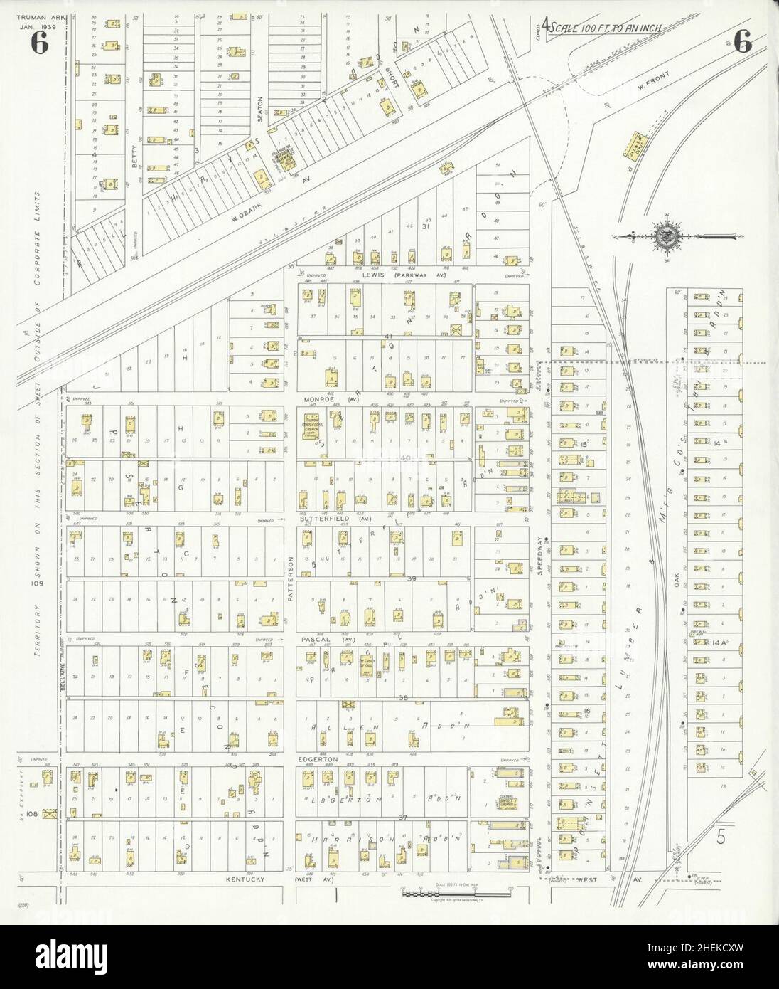Map of truman hi-res stock photography and images - Alamy