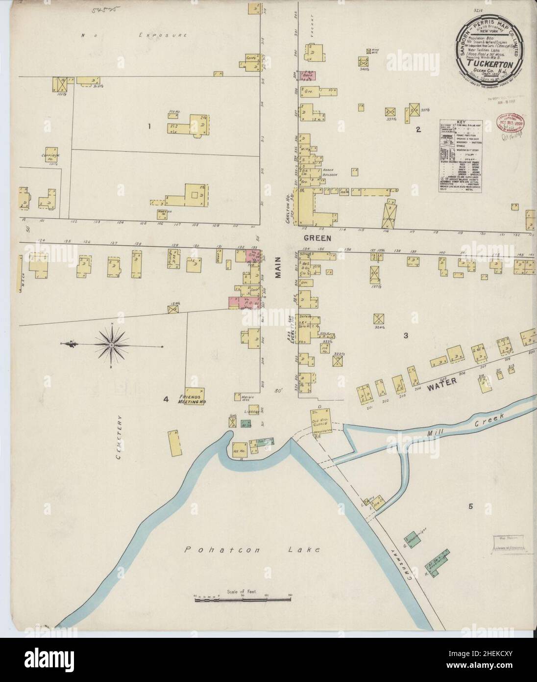 Map of tuckerton hi-res stock photography and images - Alamy