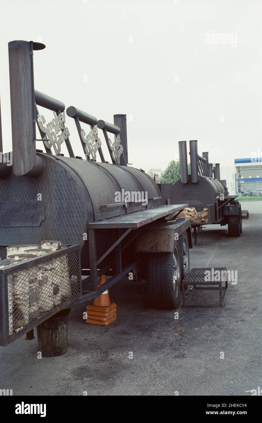 Black smoker chimney hi-res stock photography and images - Alamy