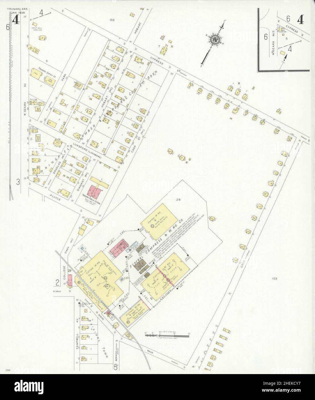 Map of truman hi-res stock photography and images - Alamy