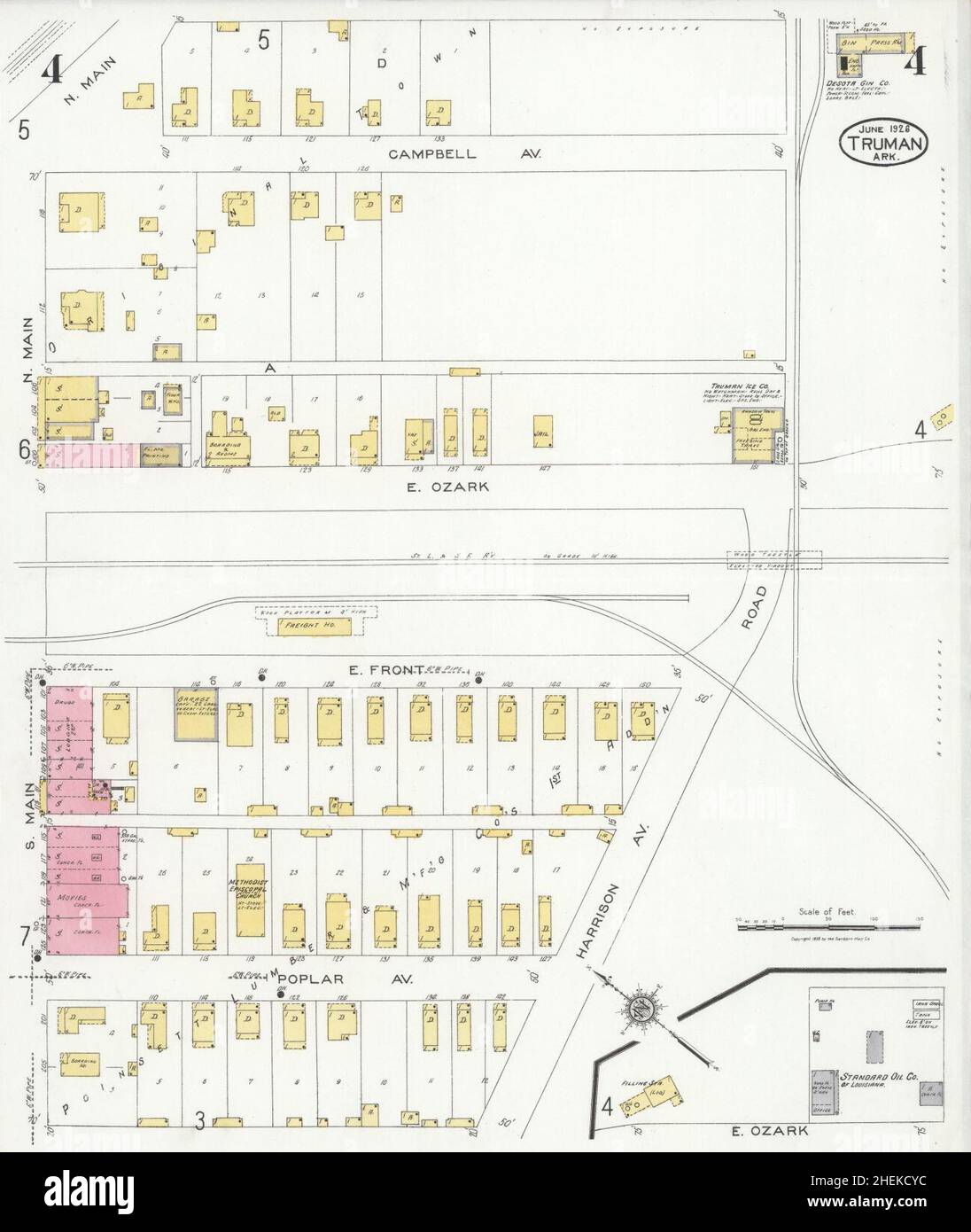 Map of truman hi-res stock photography and images - Alamy