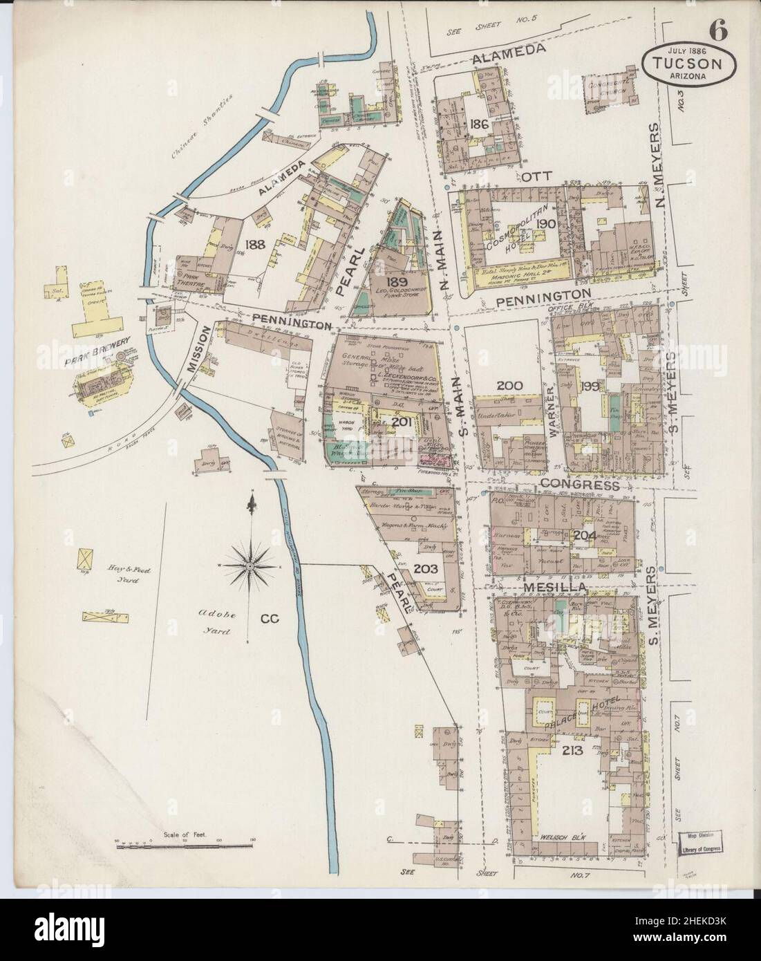 Pima county map hi-res stock photography and images - Alamy