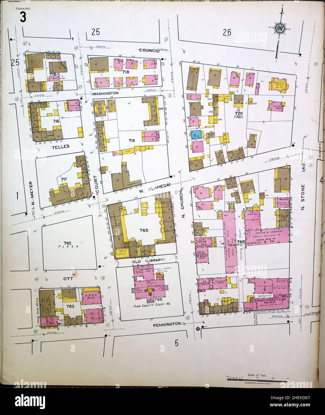Pima county map hi-res stock photography and images - Alamy