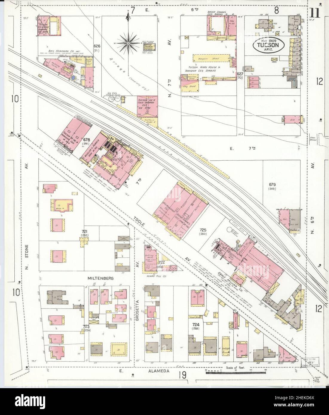 Pima county map hi-res stock photography and images - Alamy