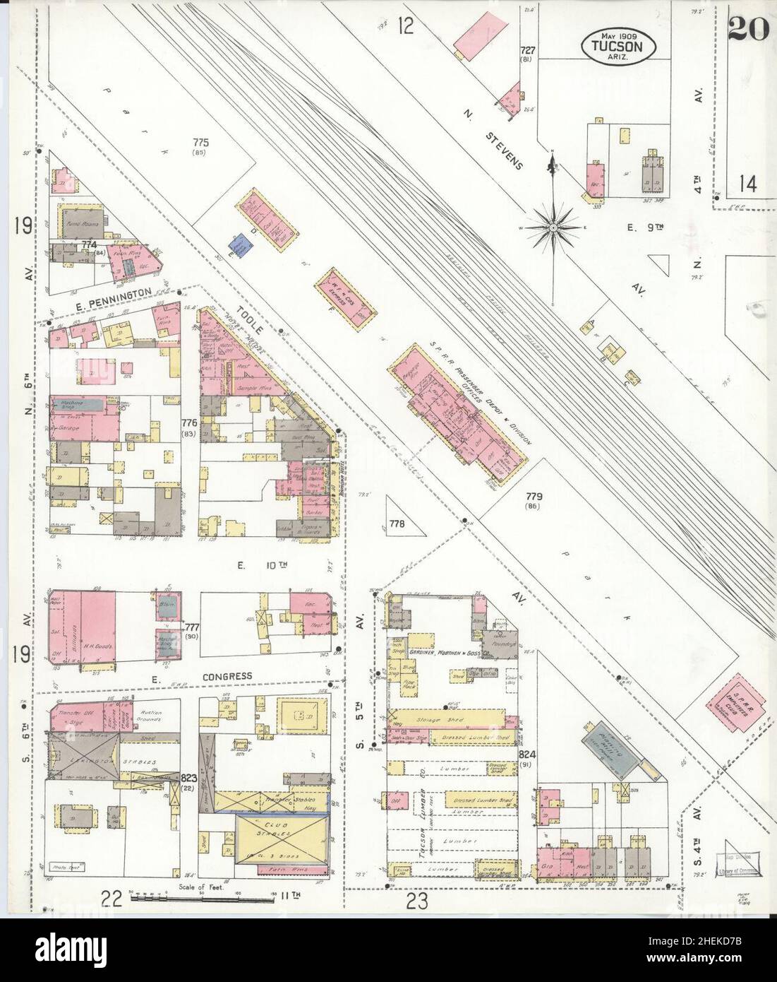 Pima county map hi-res stock photography and images - Alamy