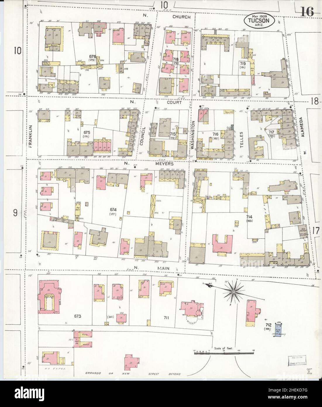 Pima county map hi-res stock photography and images - Alamy