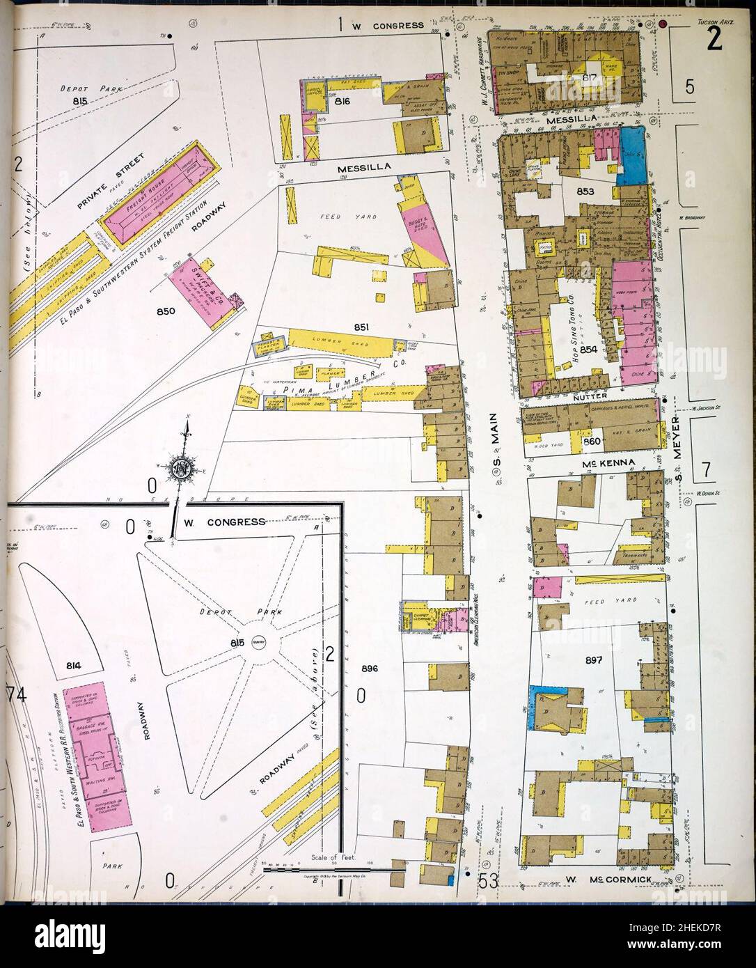 Pima county map hi-res stock photography and images - Alamy
