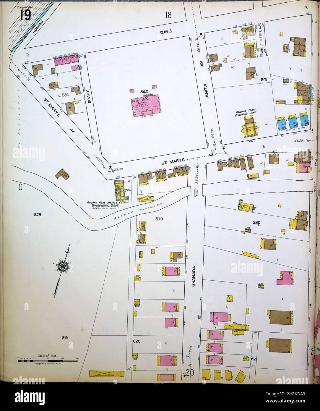 Pima county map hi-res stock photography and images - Alamy