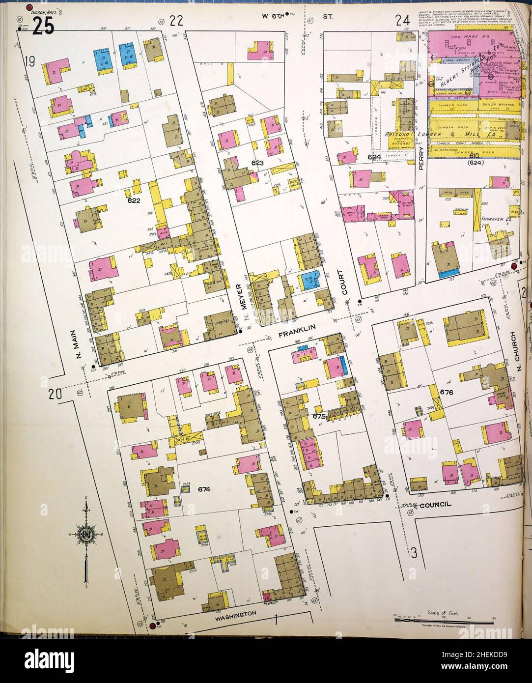 Pima county map hi-res stock photography and images - Alamy