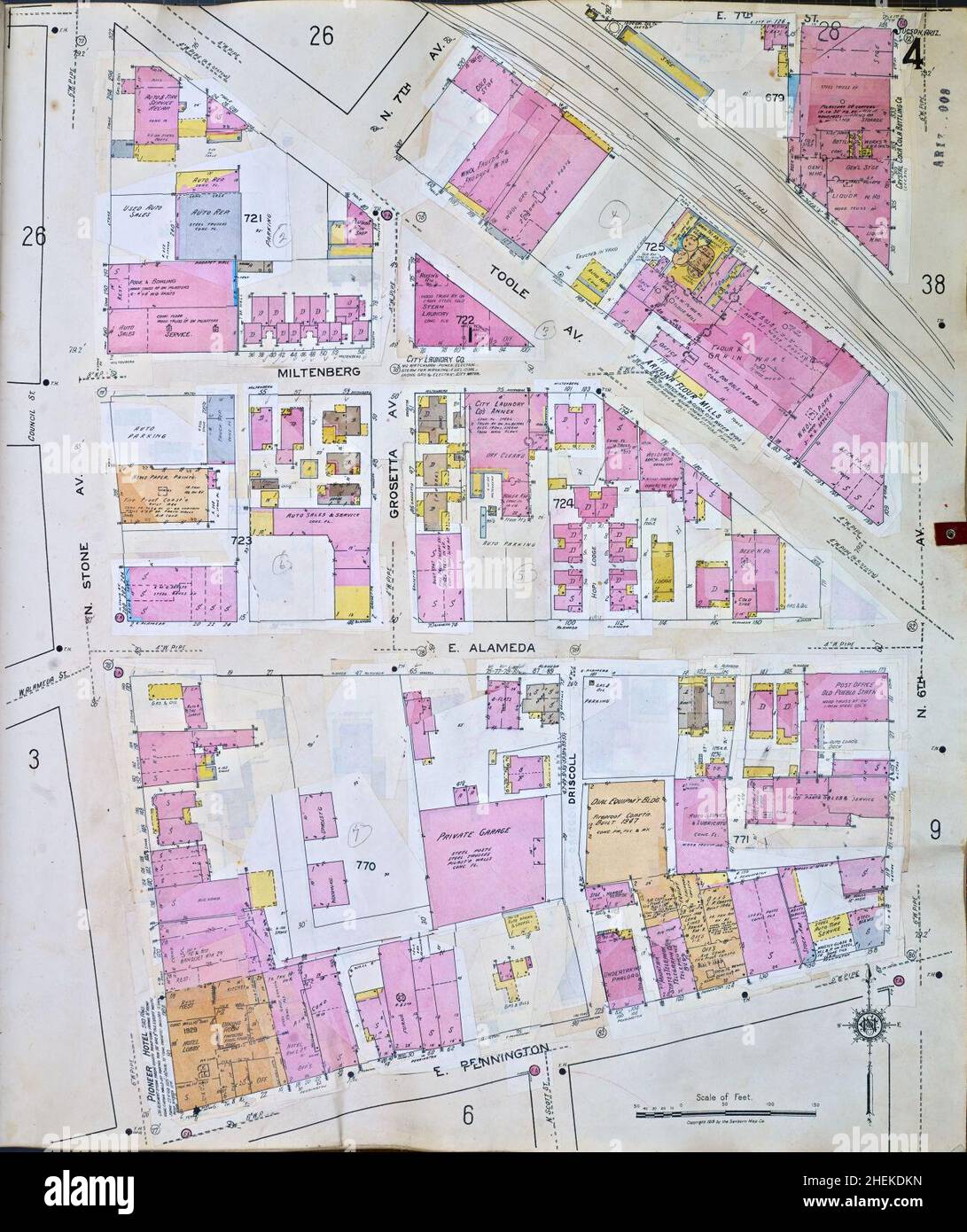 Pima county map hi-res stock photography and images - Alamy