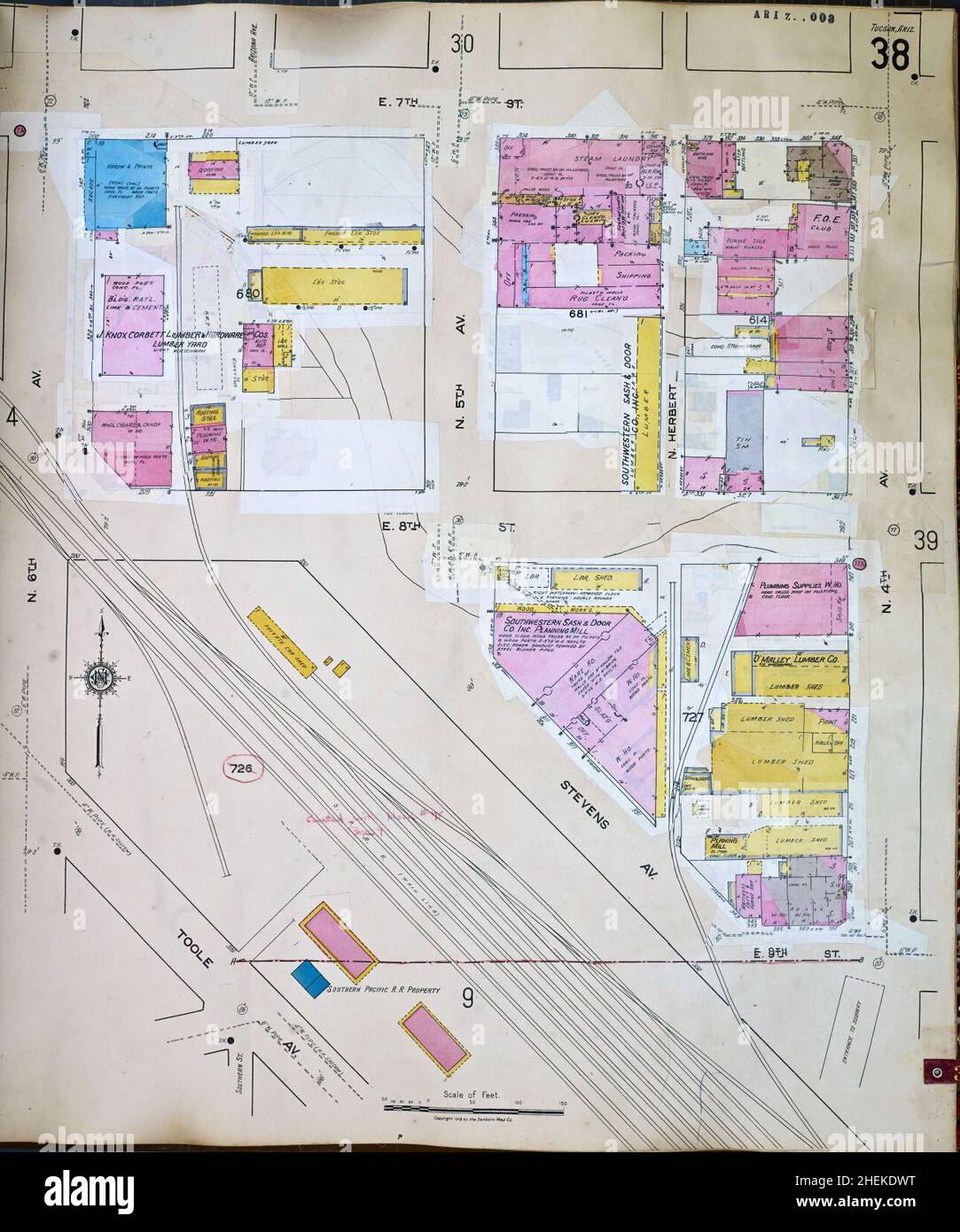 Pima county map hi-res stock photography and images - Alamy