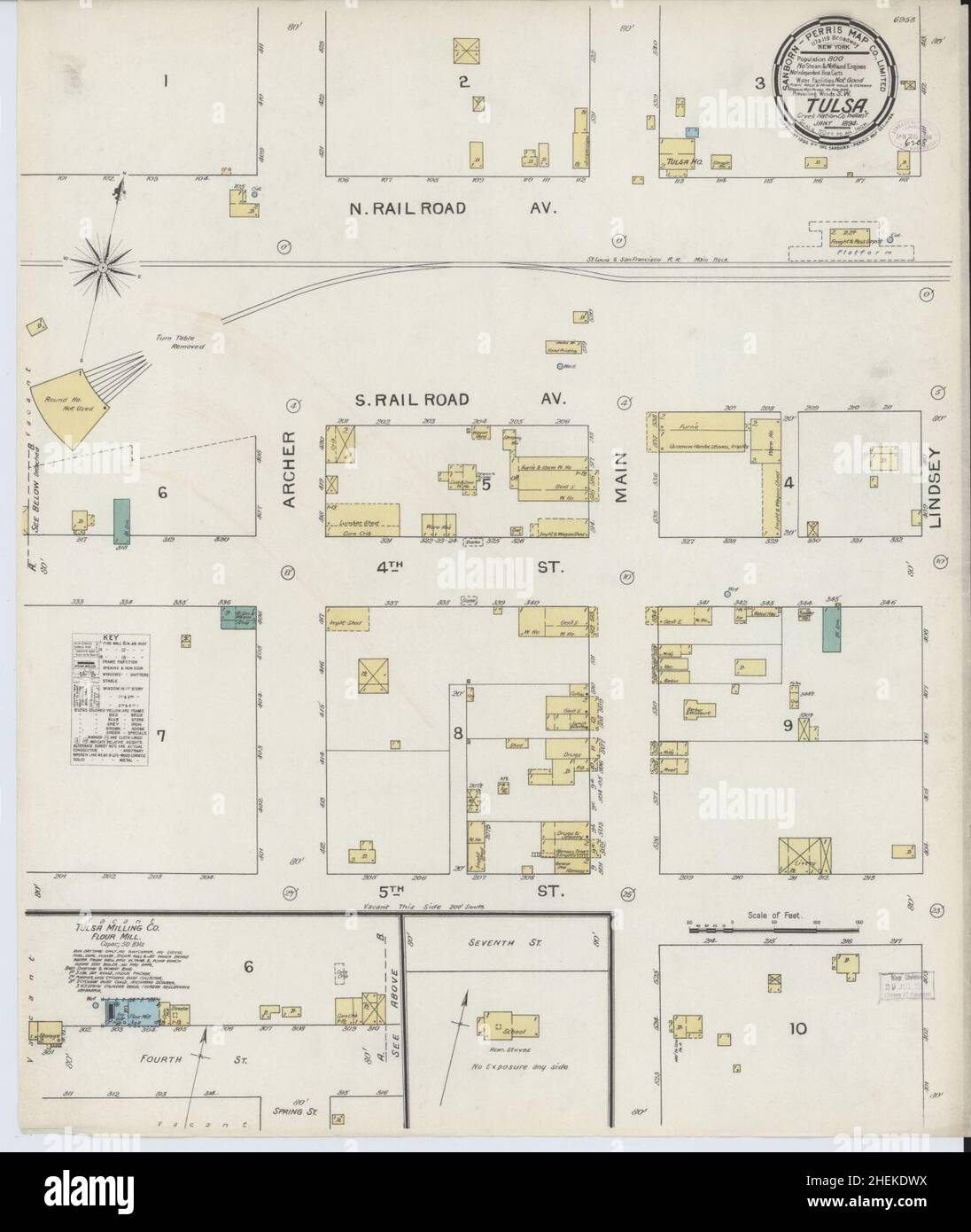 Tulsa map hi-res stock photography and images - Alamy