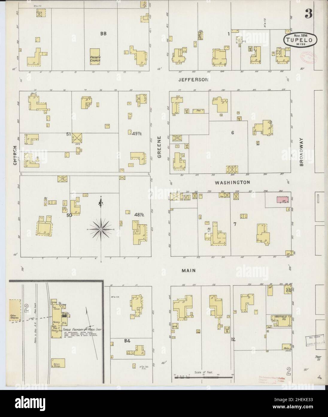 Tupelo mississippi map hi-res stock photography and images - Alamy