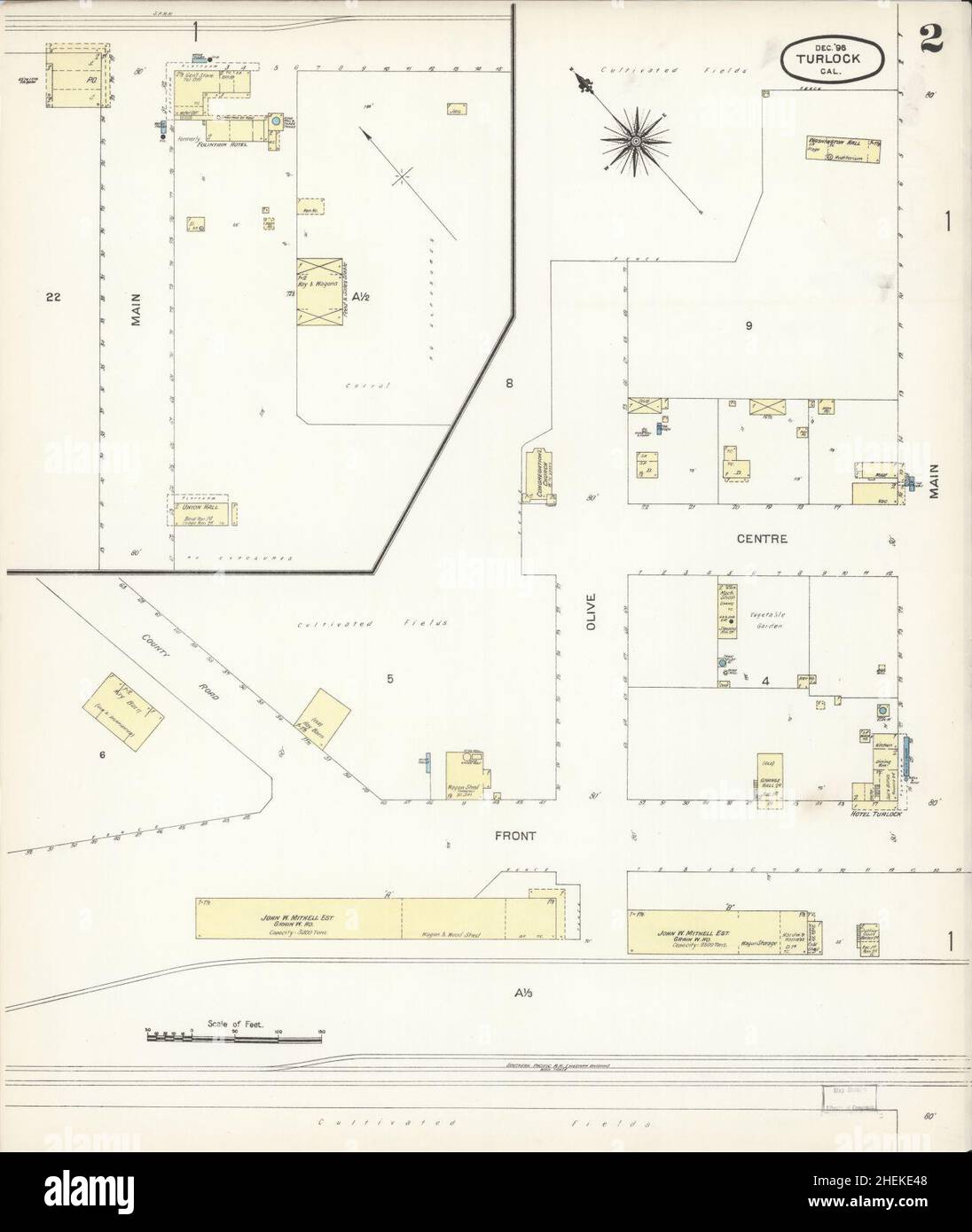 Turlock california map hi-res stock photography and images - Alamy