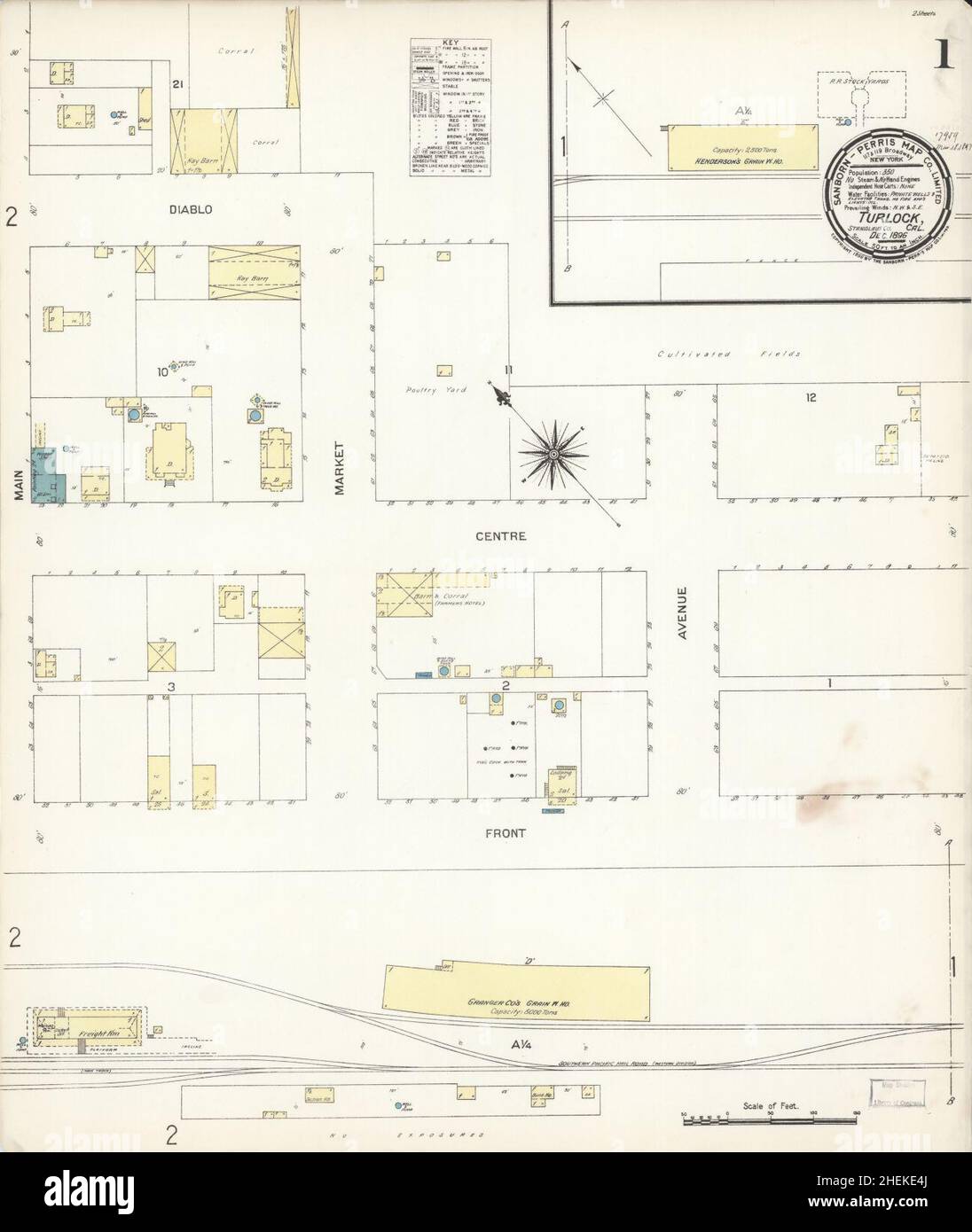 Map of turlock hi-res stock photography and images - Alamy