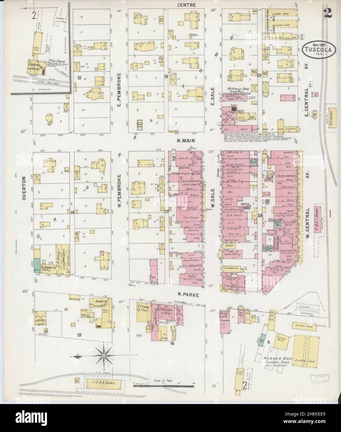 Tuscola county map hi-res stock photography and images - Alamy