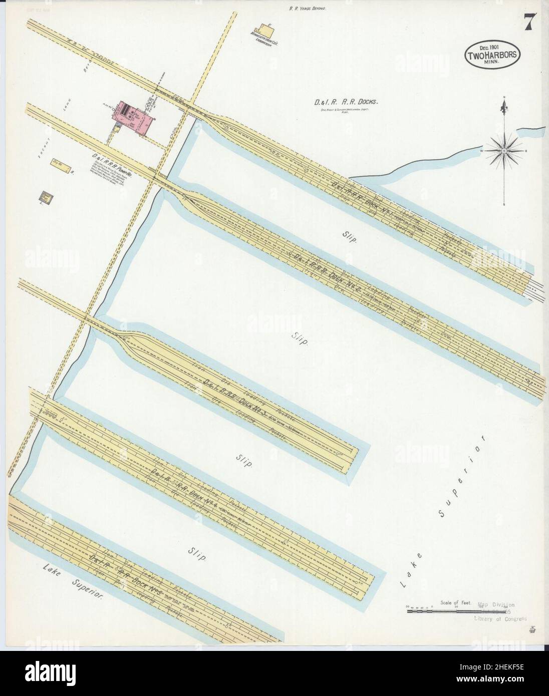 Sanborn Fire Insurance Map from Two Harbors, Lake County, Minnesota ...