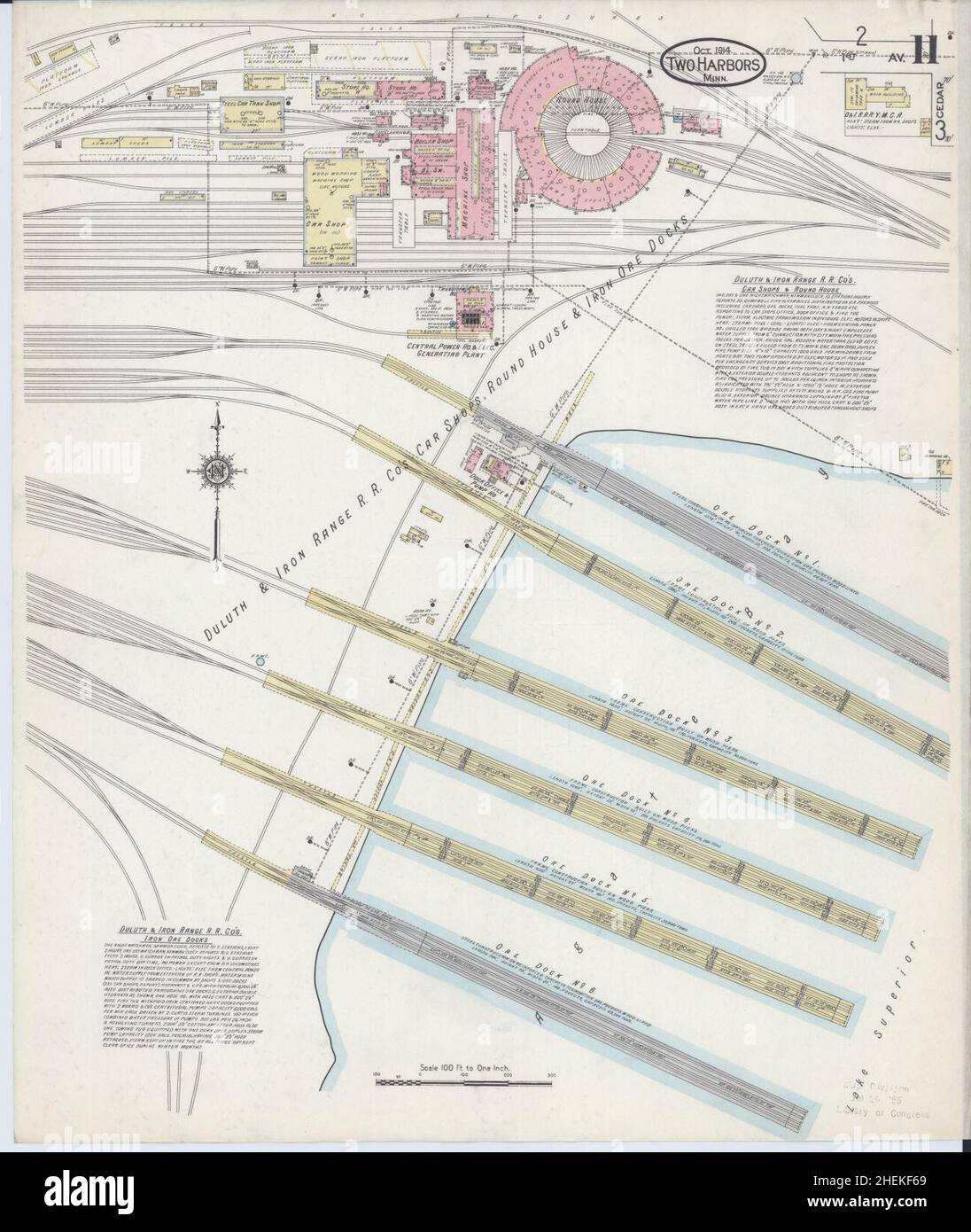 Two harbors map hi-res stock photography and images - Alamy