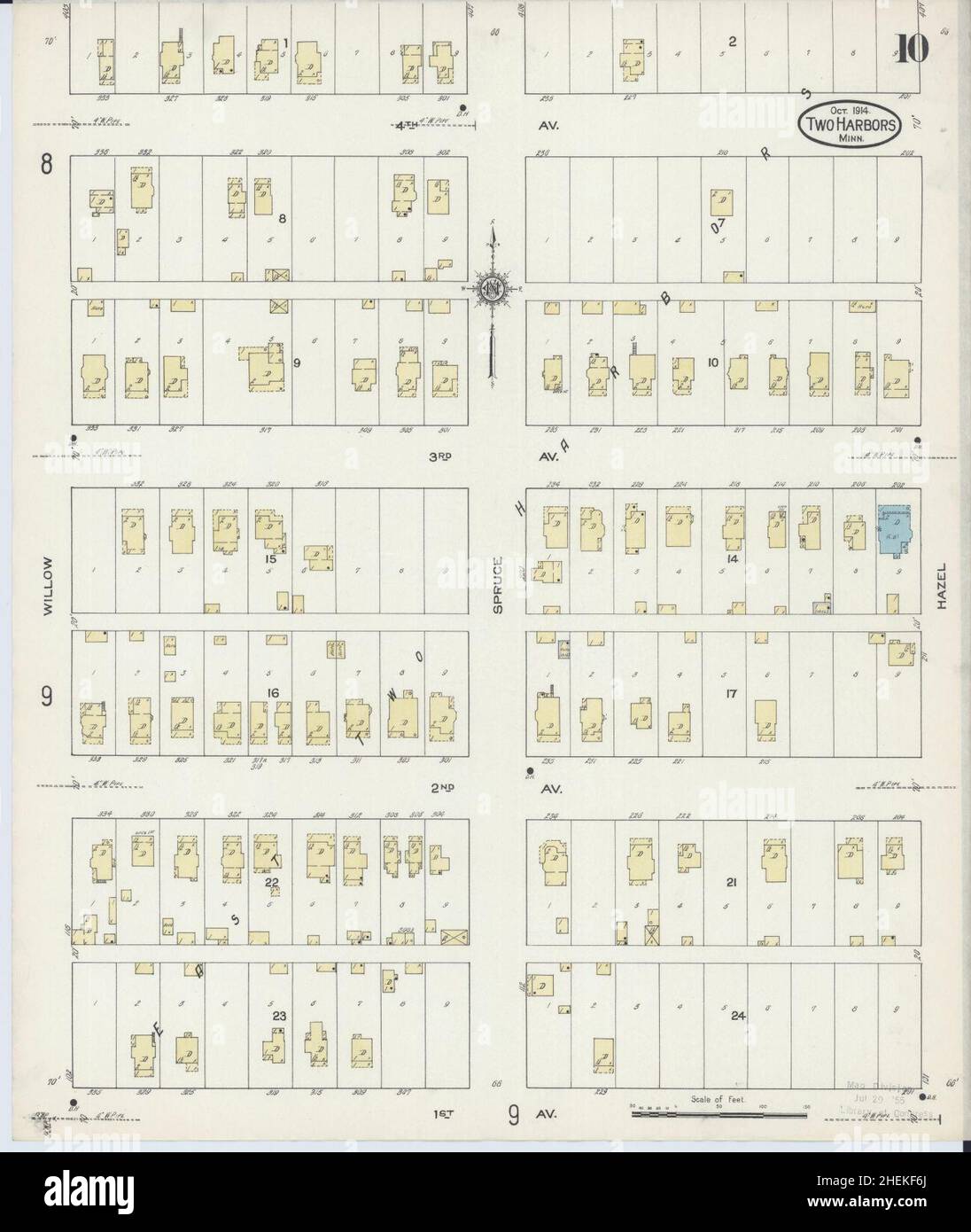 Two harbors map hi-res stock photography and images - Alamy