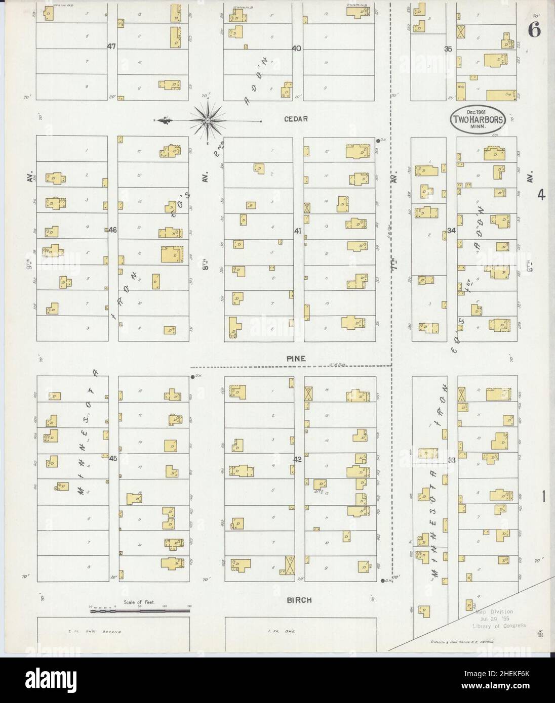 Two harbors map hi-res stock photography and images - Alamy