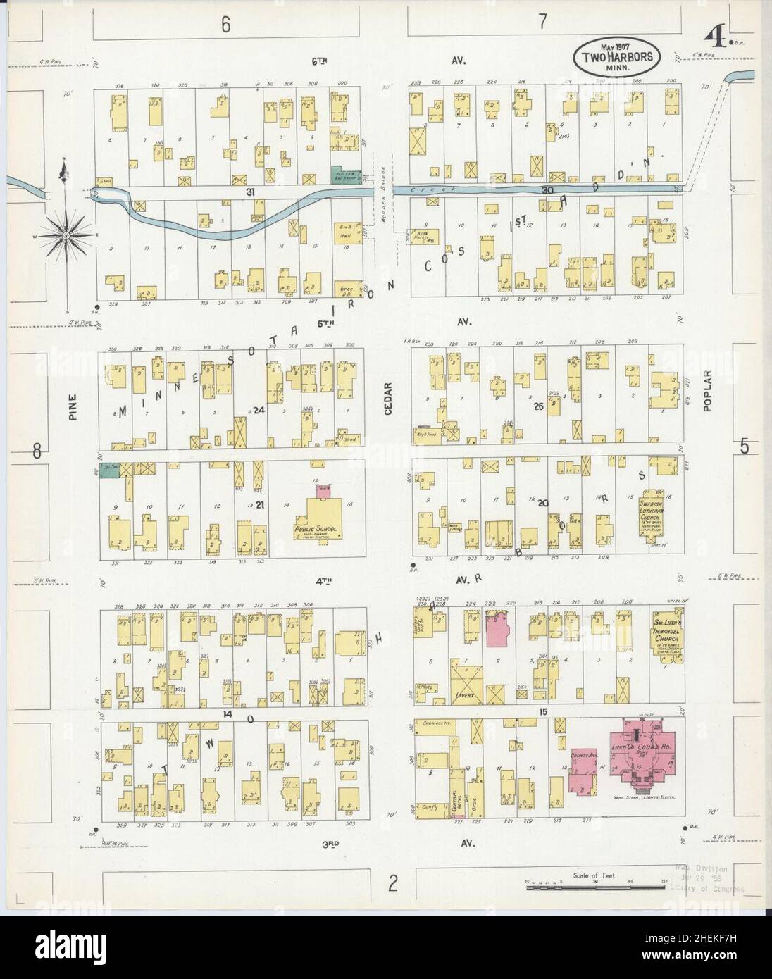 Two harbors map hi-res stock photography and images - Alamy