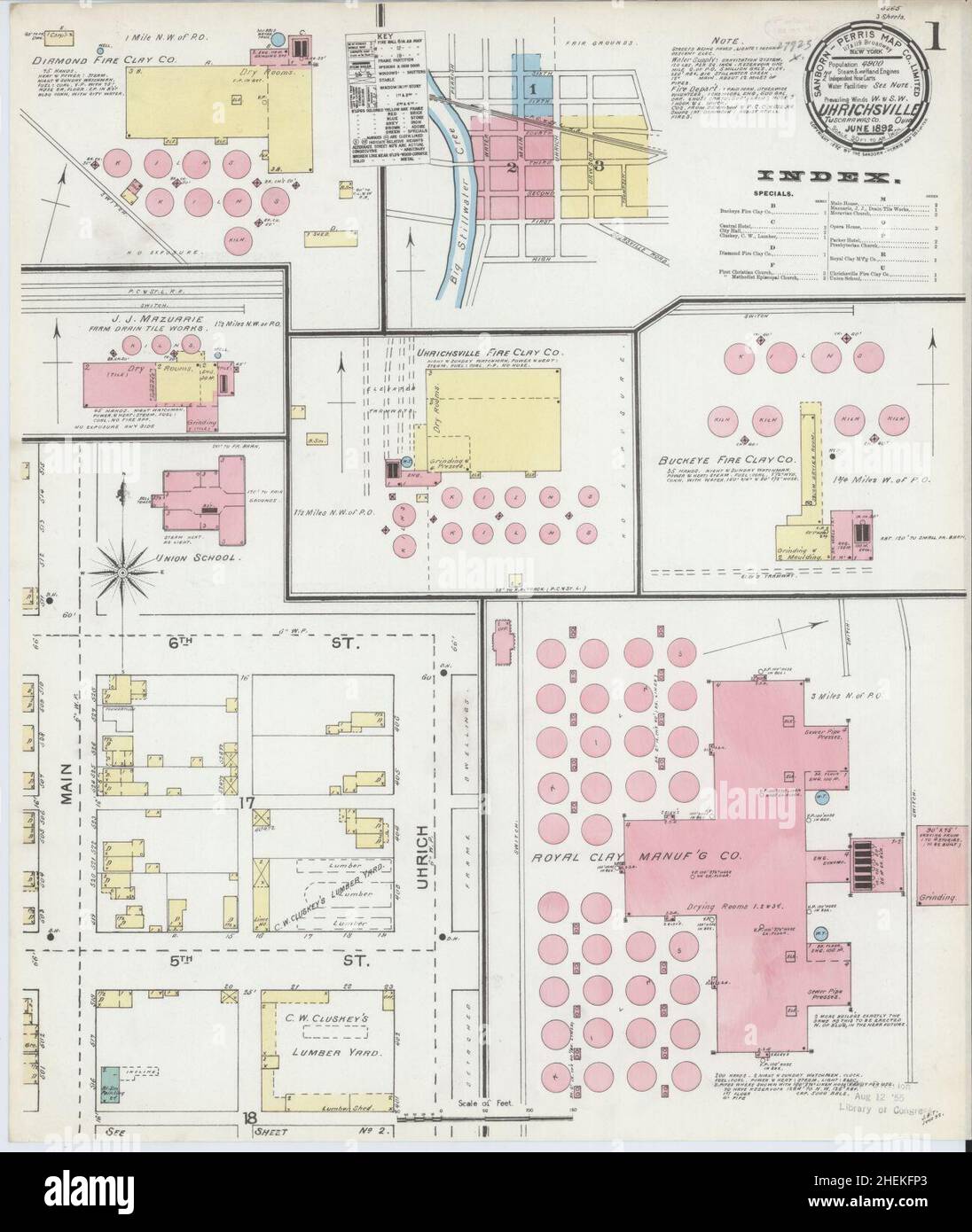 Tuscarawas county map hi-res stock photography and images - Alamy