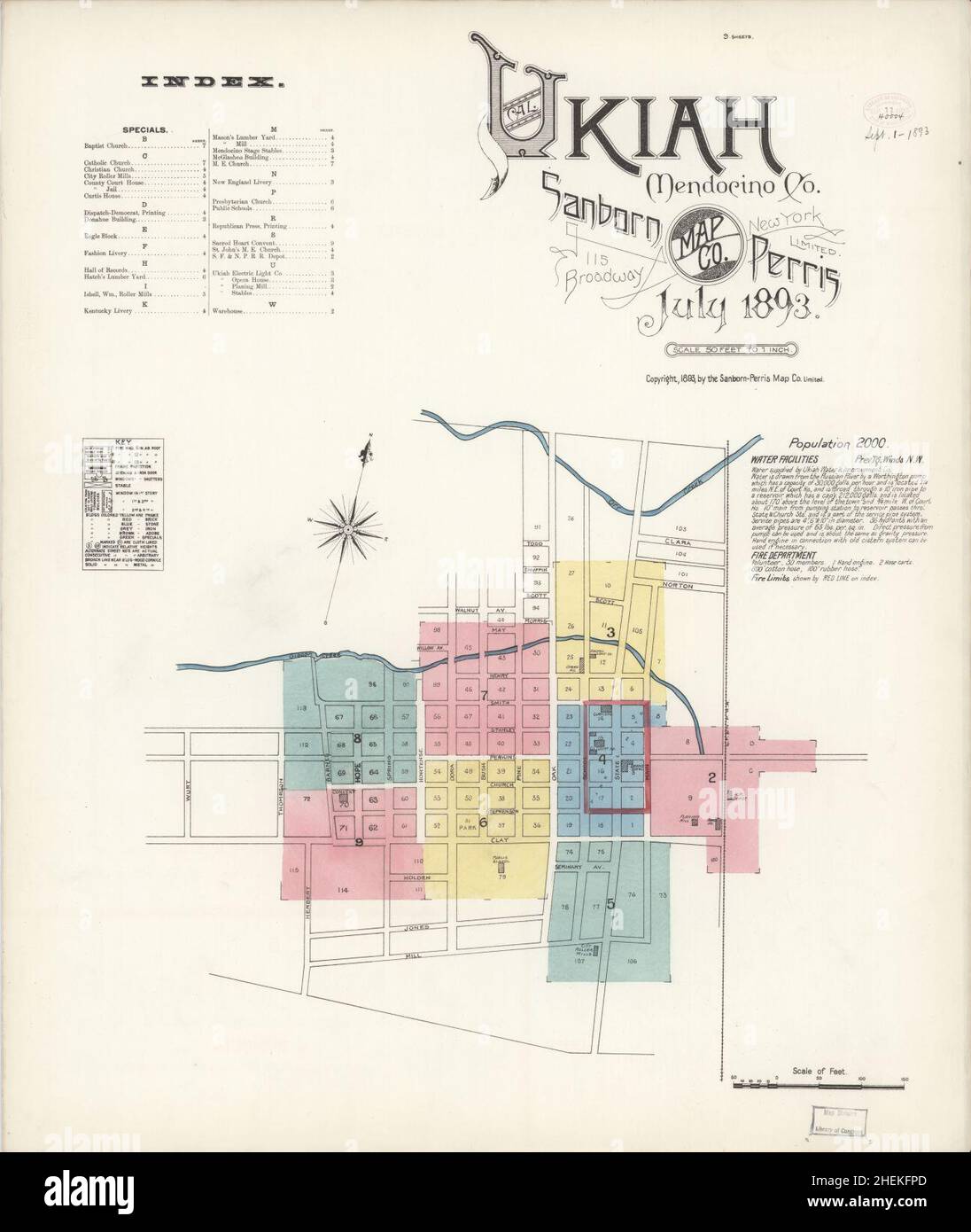 Ukiah california map hi-res stock photography and images - Alamy