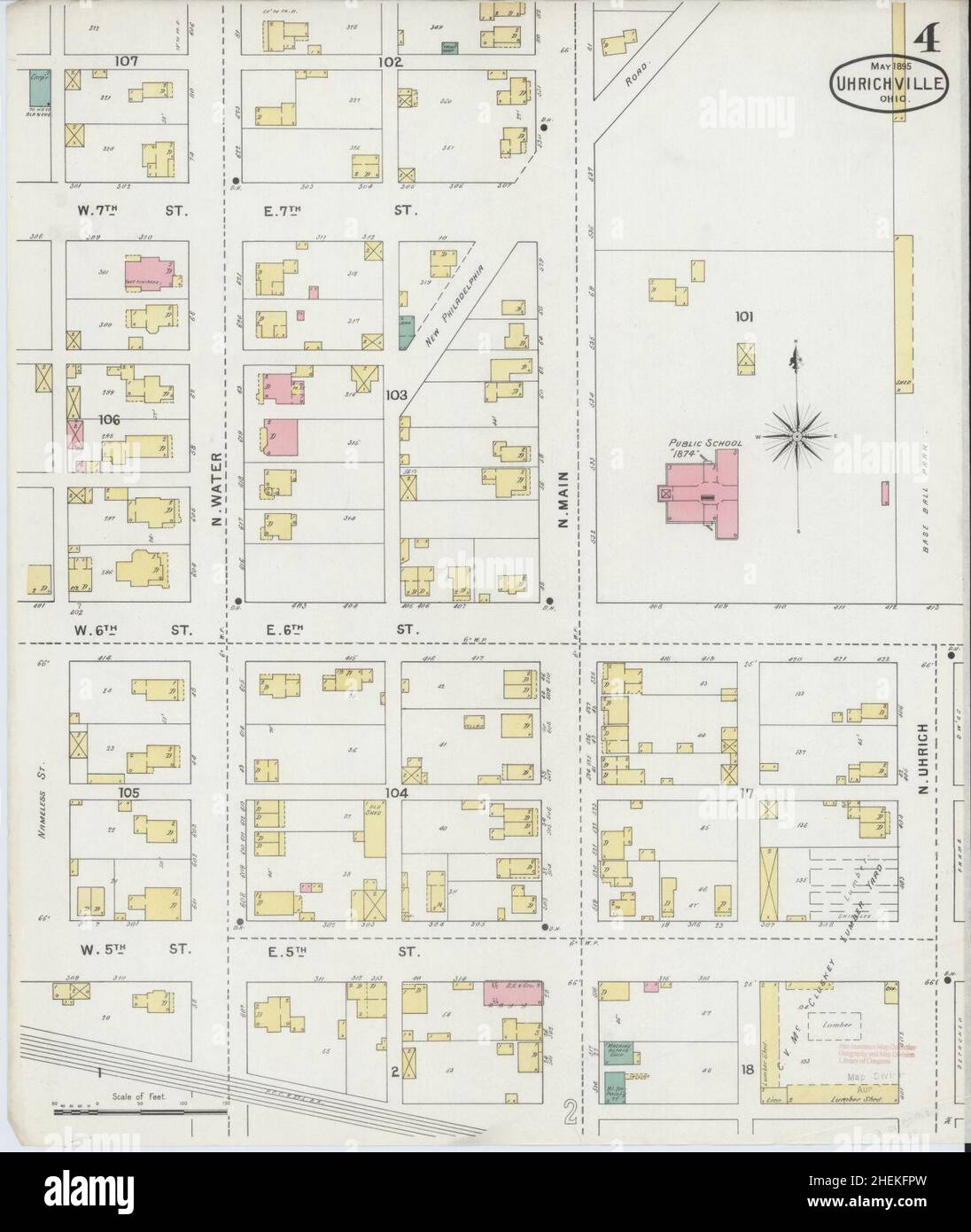 Tuscarawas county map hi-res stock photography and images - Alamy