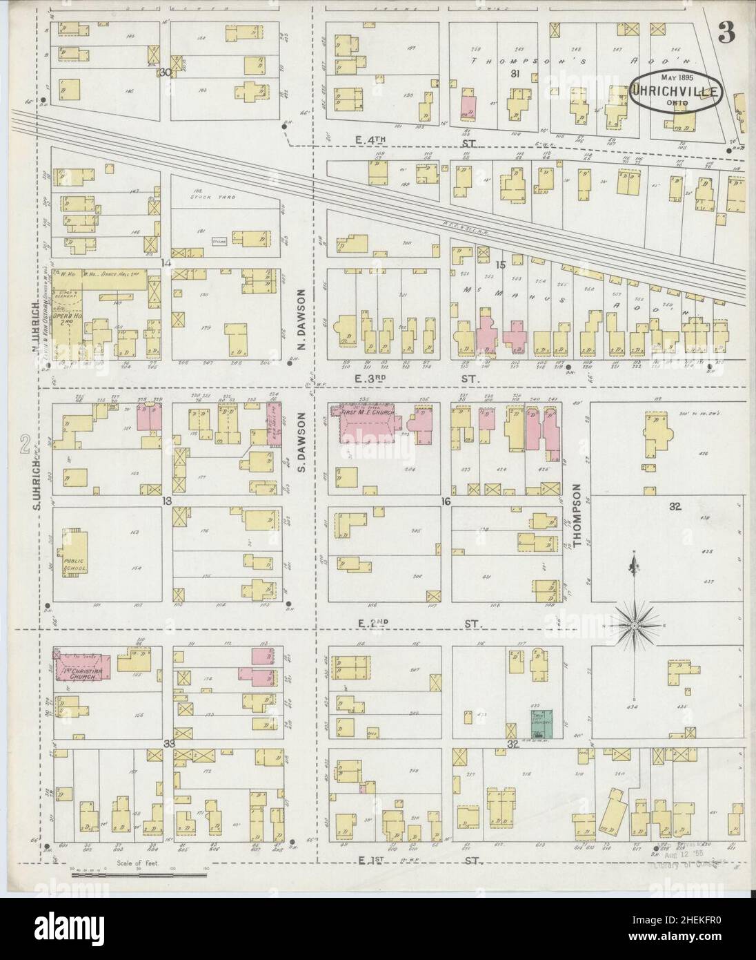 Tuscarawas map hi-res stock photography and images - Alamy