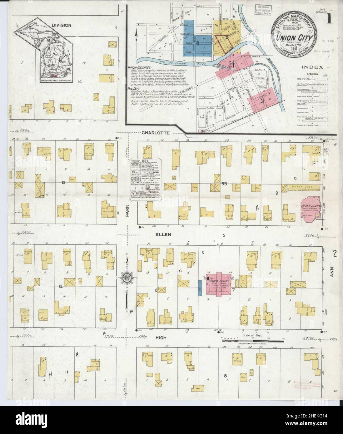 Map of calhoun city hi-res stock photography and images - Alamy