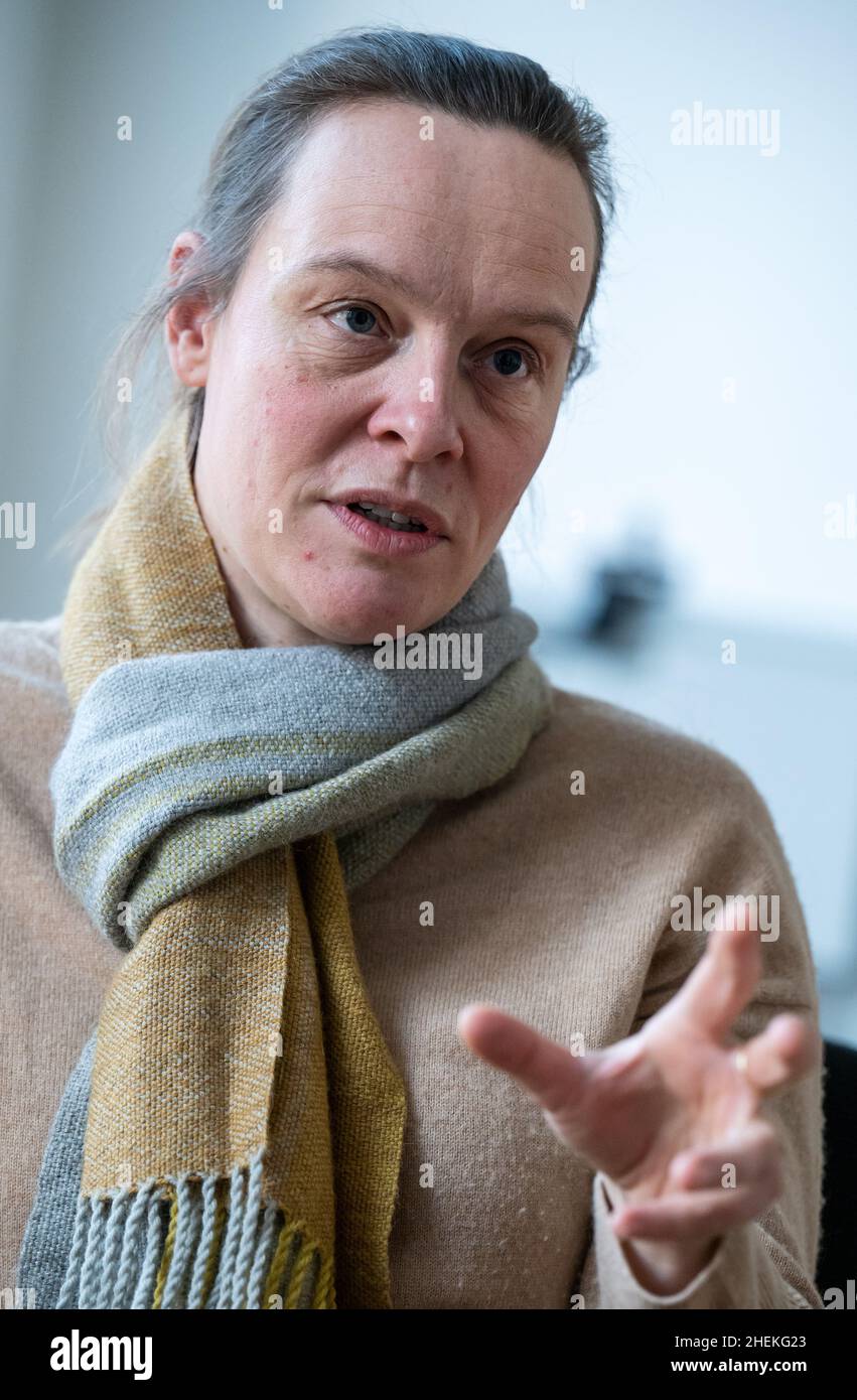 11 January 2022, Berlin: Lena Kreck (Die Linke), Berlin's Senator for ...