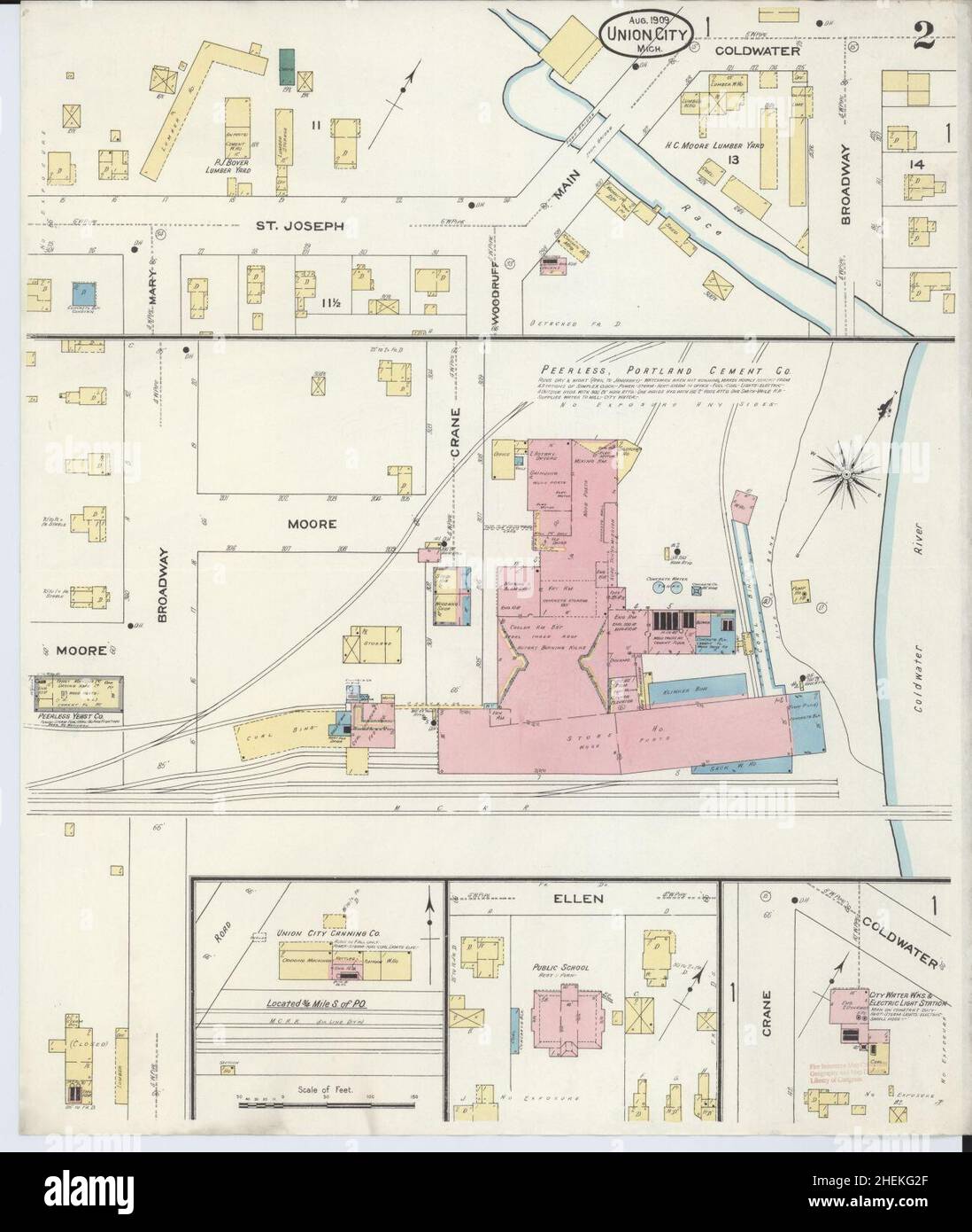 Map of calhoun city hi-res stock photography and images - Alamy