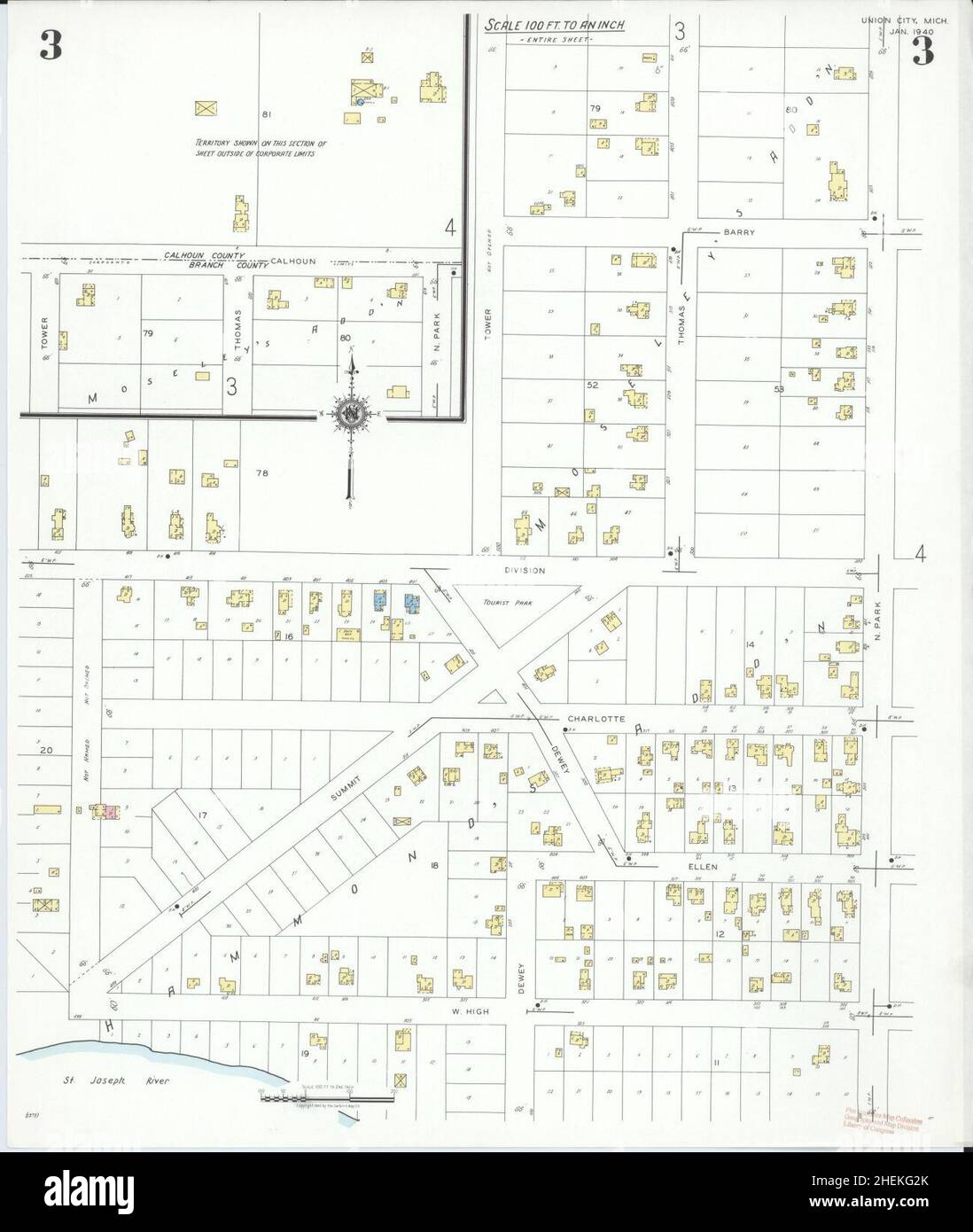 Map of calhoun city hi-res stock photography and images - Alamy