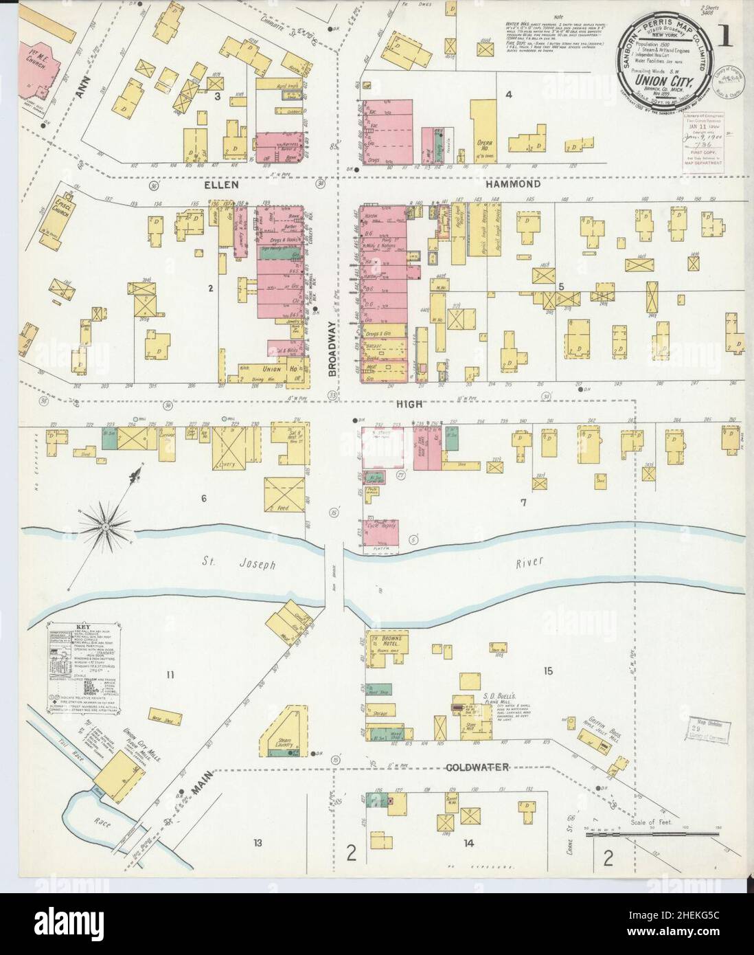 Map of calhoun city hi-res stock photography and images - Alamy