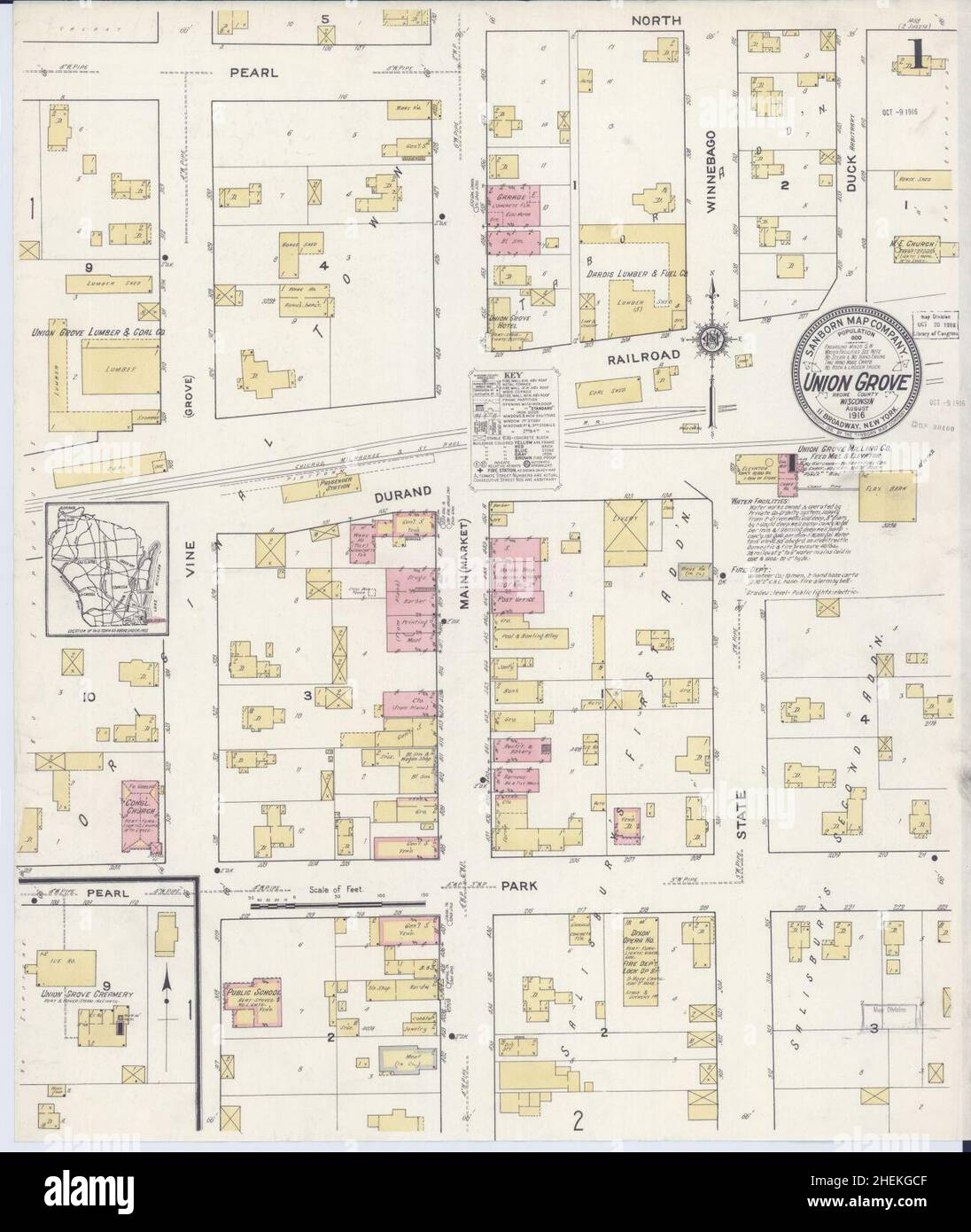 Union grove map hi-res stock photography and images - Alamy