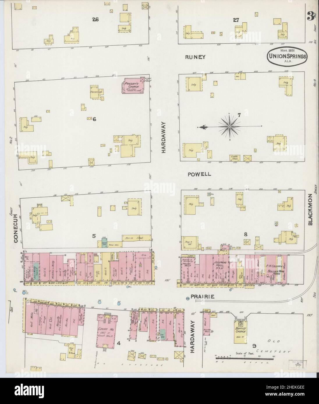 Map of union springs hi-res stock photography and images - Alamy