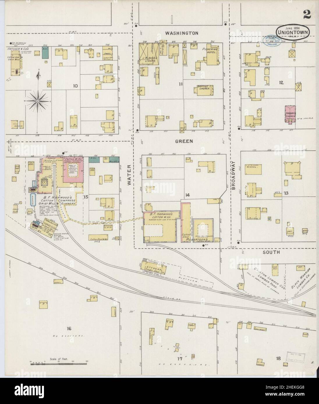 Uniontown map hi-res stock photography and images - Alamy