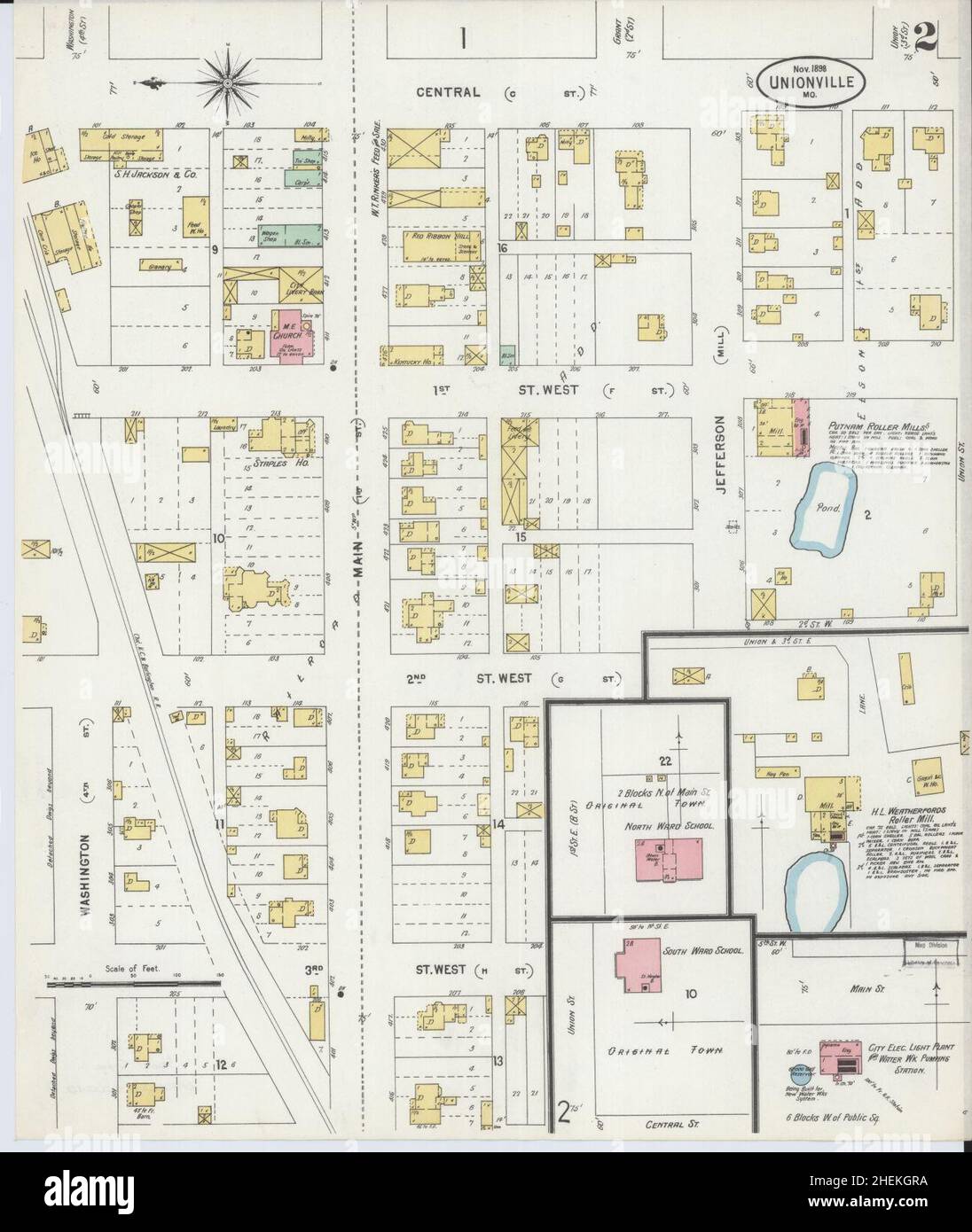 Map of unionville hi-res stock photography and images - Alamy